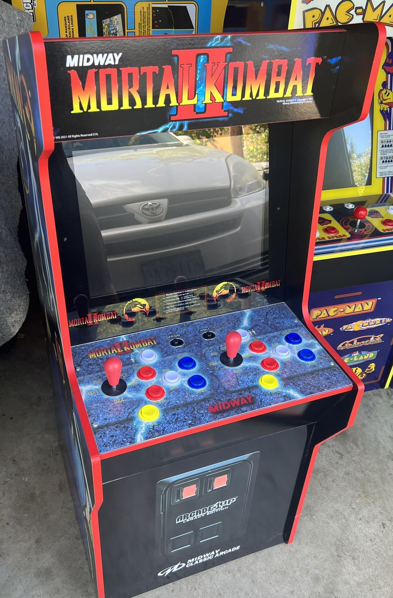 Arcade 1up Mortal Kombat & Super PAC-Man cabinets. Great Condition! for ...