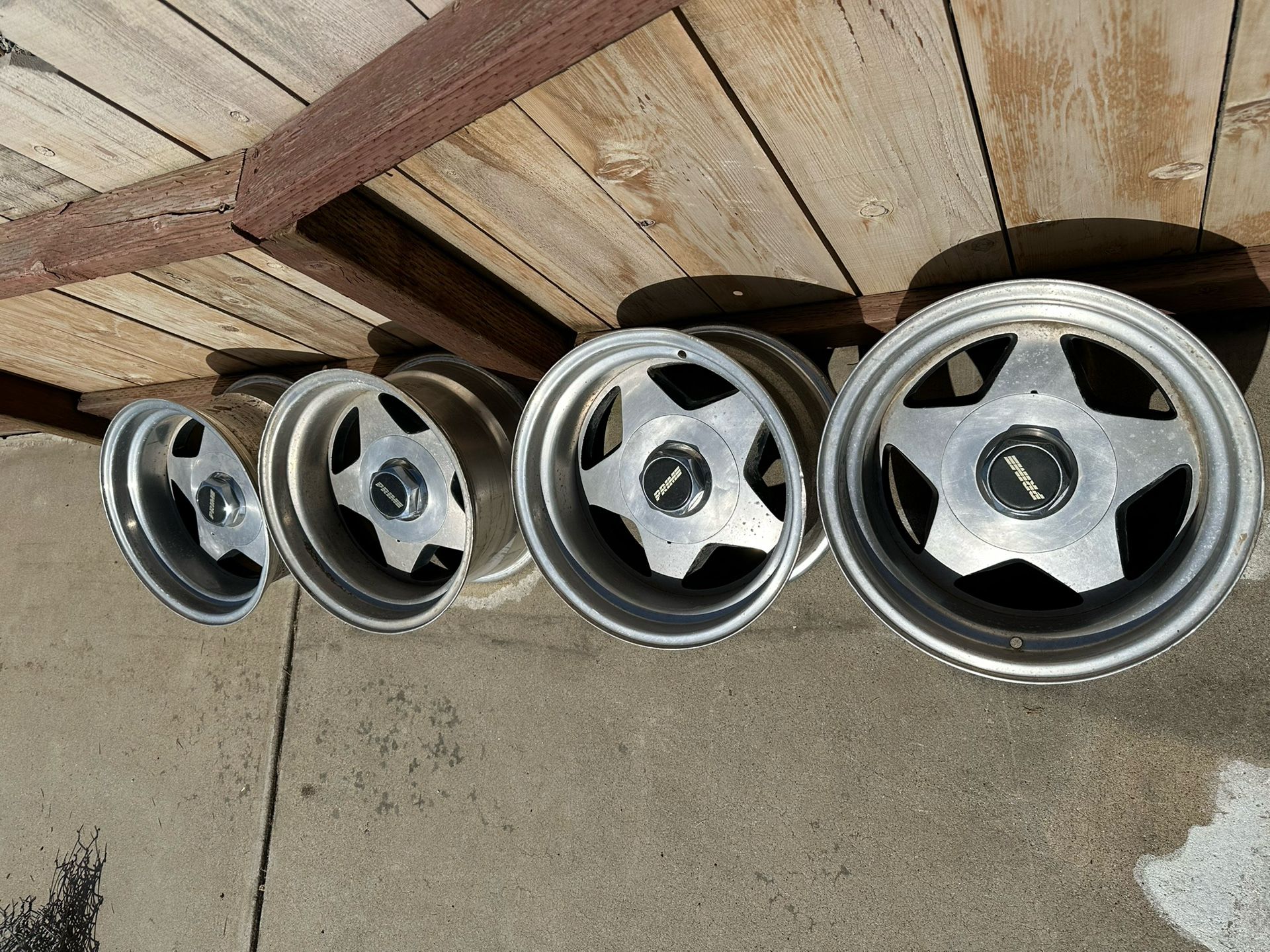 4 Rims Prime Wheel 15” x 8 1/2” Ford for Sale in Clovis, CA - OfferUp