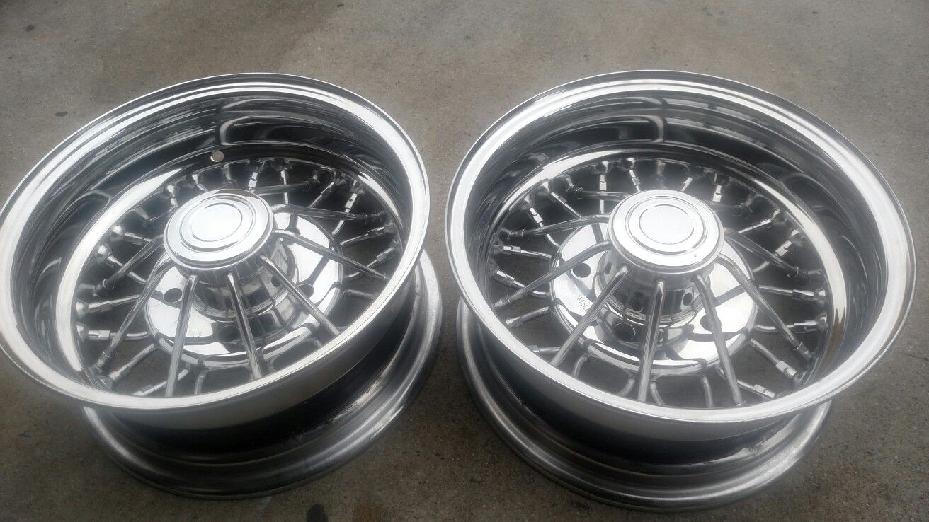 Wire wheels Tru spoke Cragar star wire Dayton for Sale in Los Angeles ...