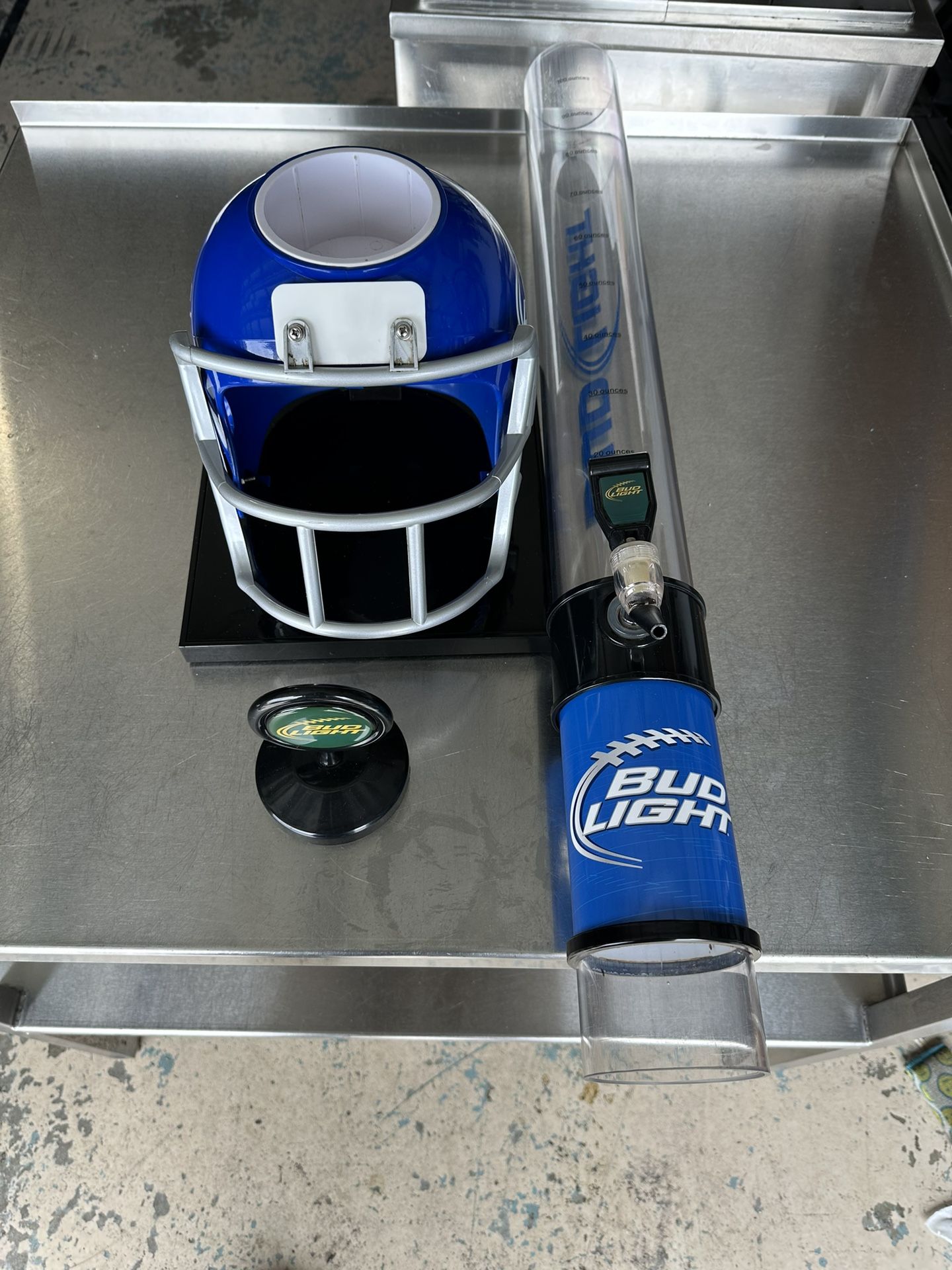 Bud Light Football Helmet Beer Tower | Shelly Lighting
