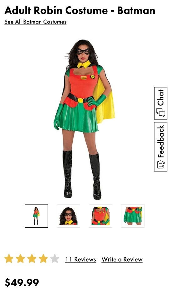 Robin Costume For Women