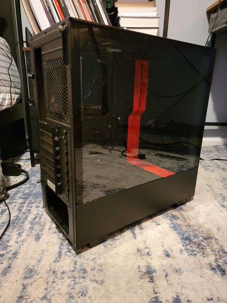 NZXT H500 Mid-tower (Black/Red) for Sale in Houston, TX - OfferUp