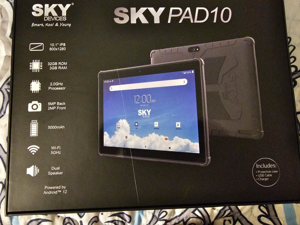10.1 Inch Sky Tablet, Case,Data Cord, Charger for Sale in Grove City ...