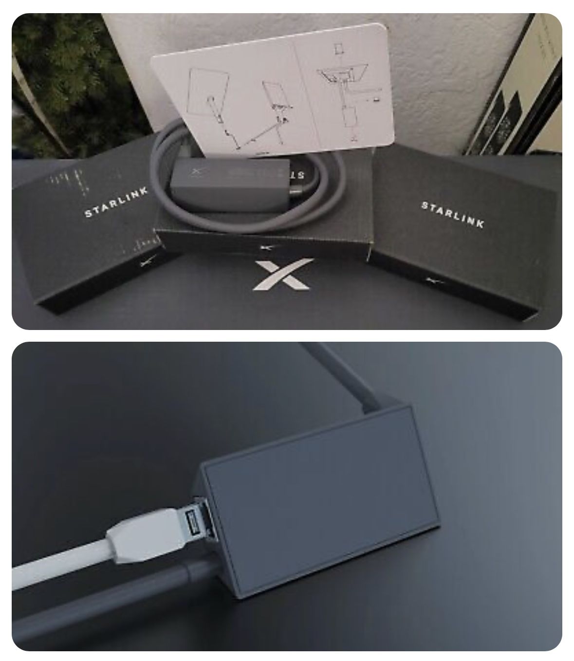 Starlink Satellite Ethernet Adapter for V2 Rectangle Dish for Sale in ...