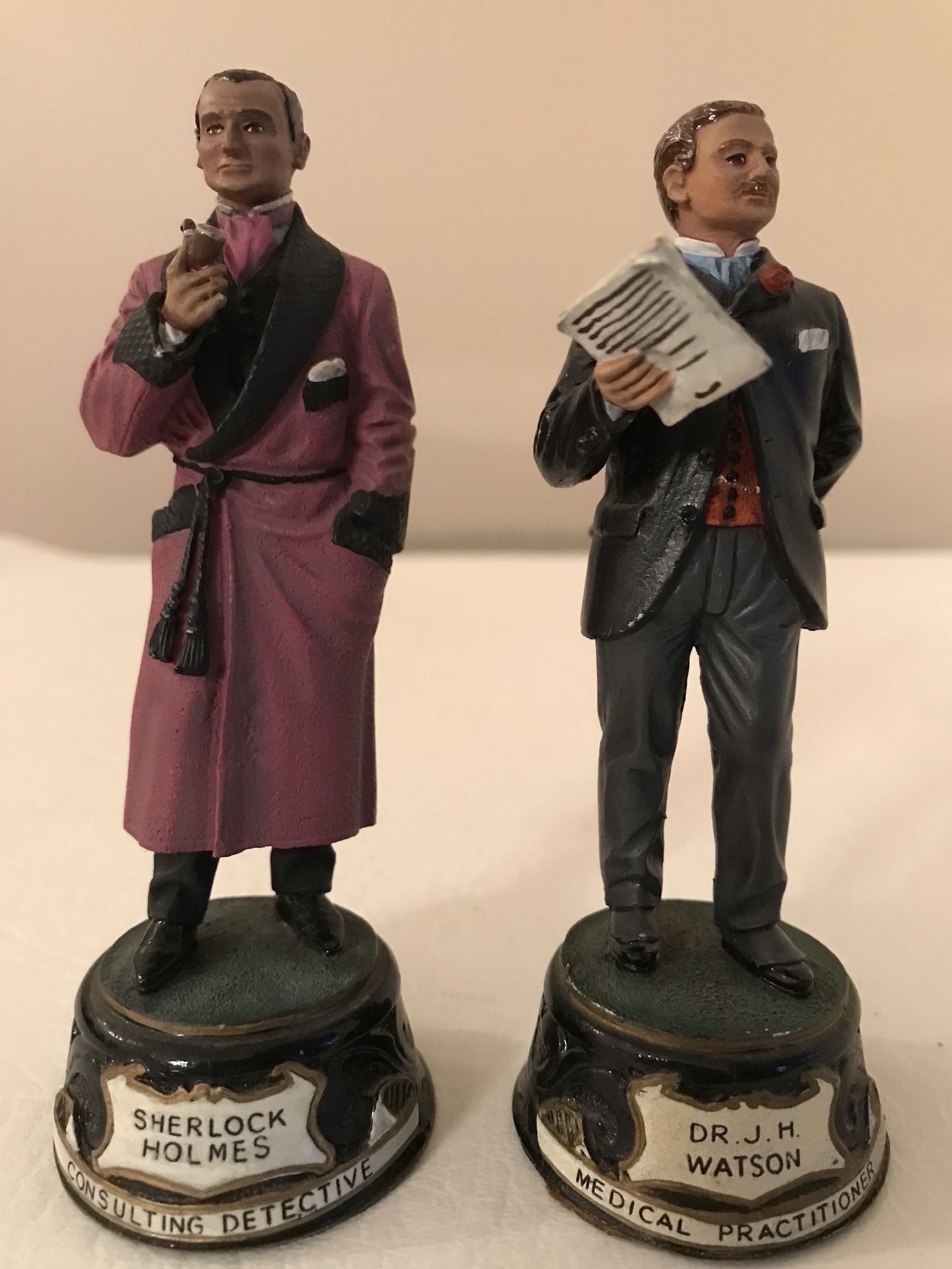 Sherlock Holmes & Dr Watson (cast metal figures) for Sale in Tinley ...
