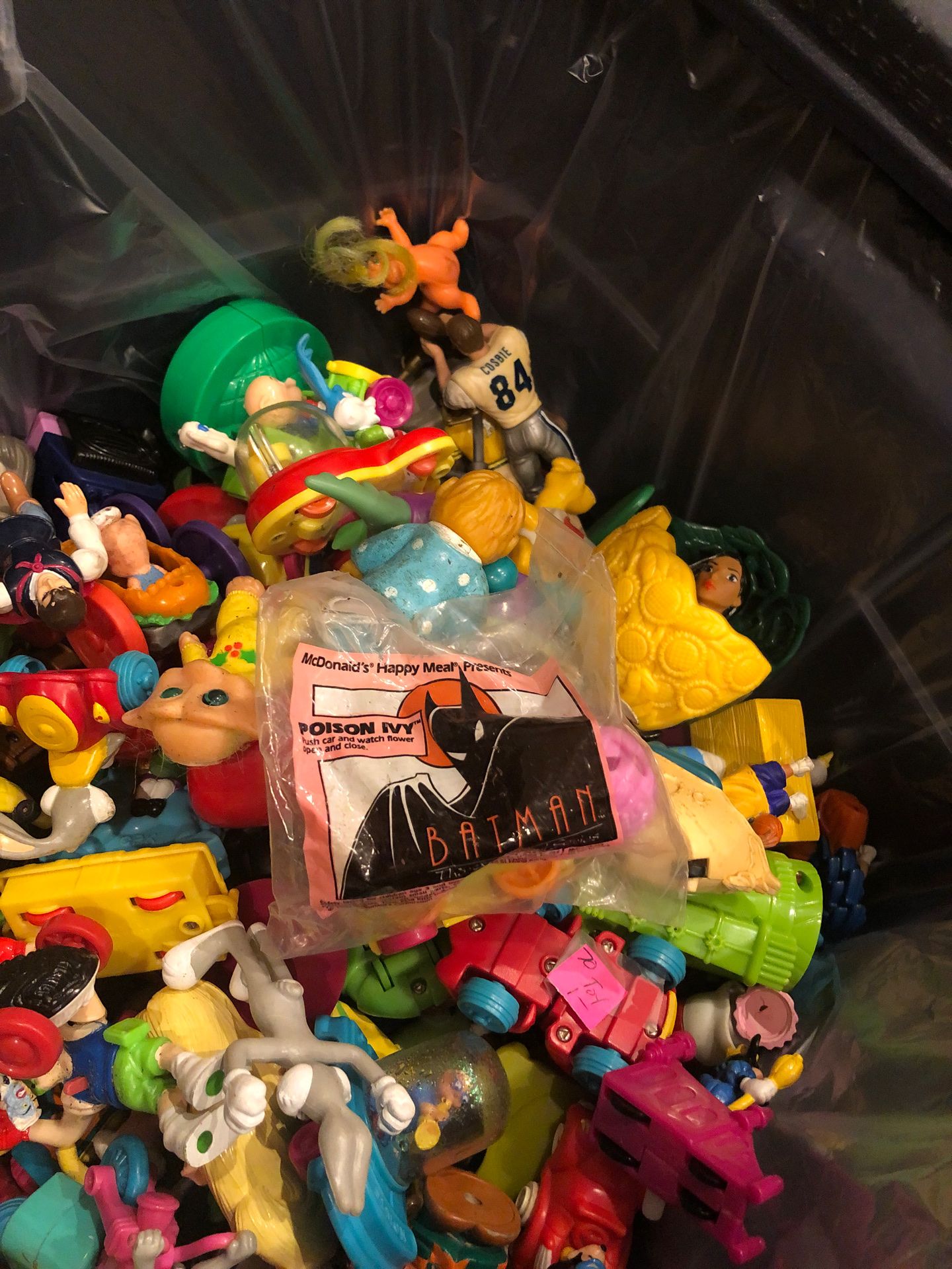 McDonald’s toys $50 unwrapped and 260 unwrapped a total of 310