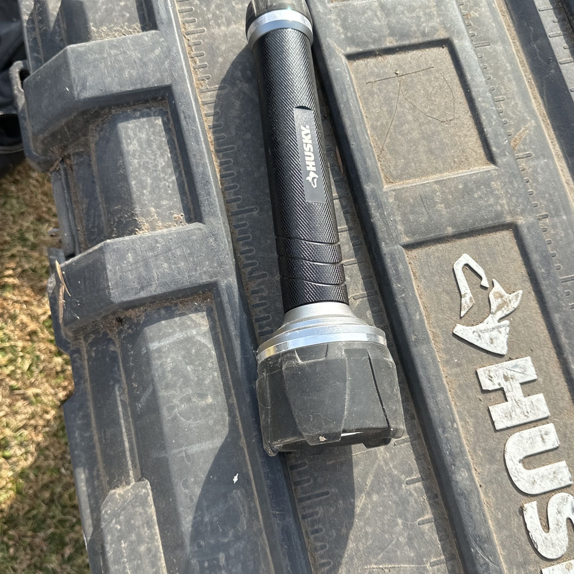 Husky, heavy duty battery operated flashlight for Sale in Westminster ...