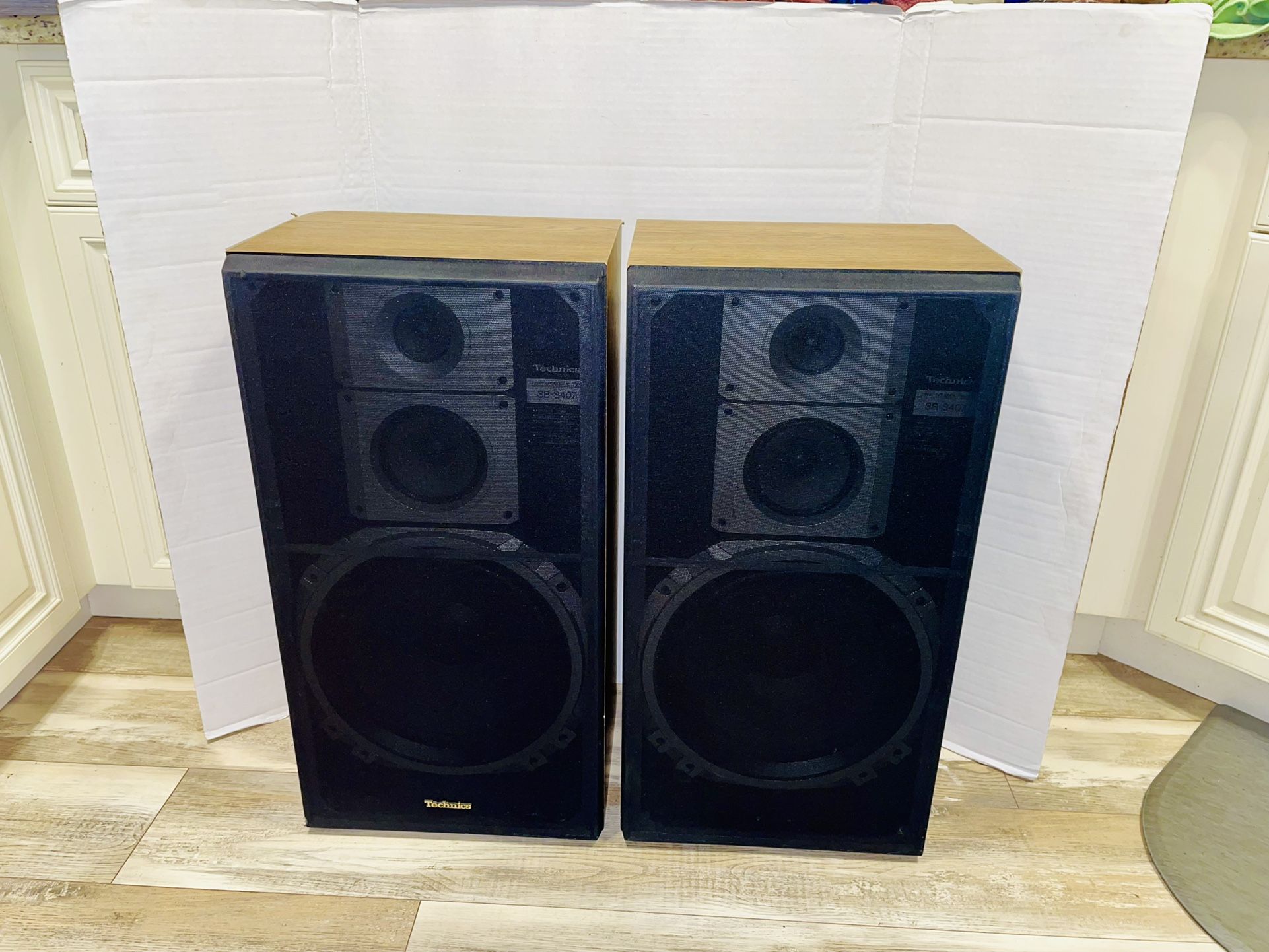 RARE Vintage Technics SB-S407 3-Way 150 Watts 8 Ohm Powerful Floor ...