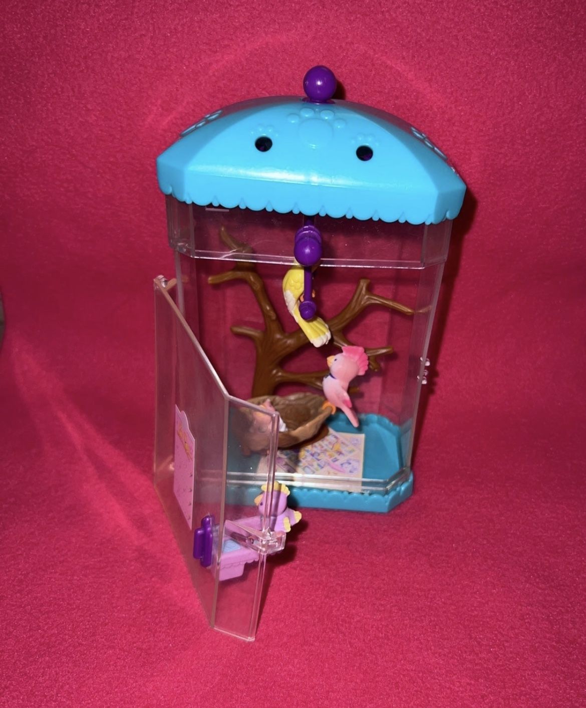Vtg 94’ Kenner Littlest Pet Shop Chatter Pets Chilly Birds W/Nesting ...