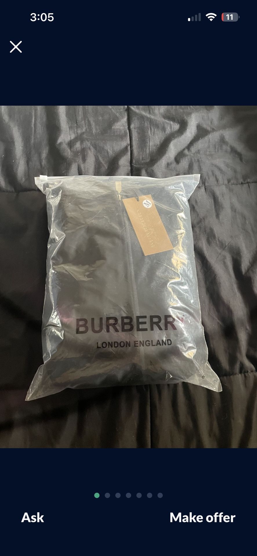 burberry hoodie (size Medium) for Sale in Riverside, CA - OfferUp