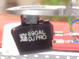 1 Stanton 890 AL Cartridge & Needle on a Stanton headshell great ...