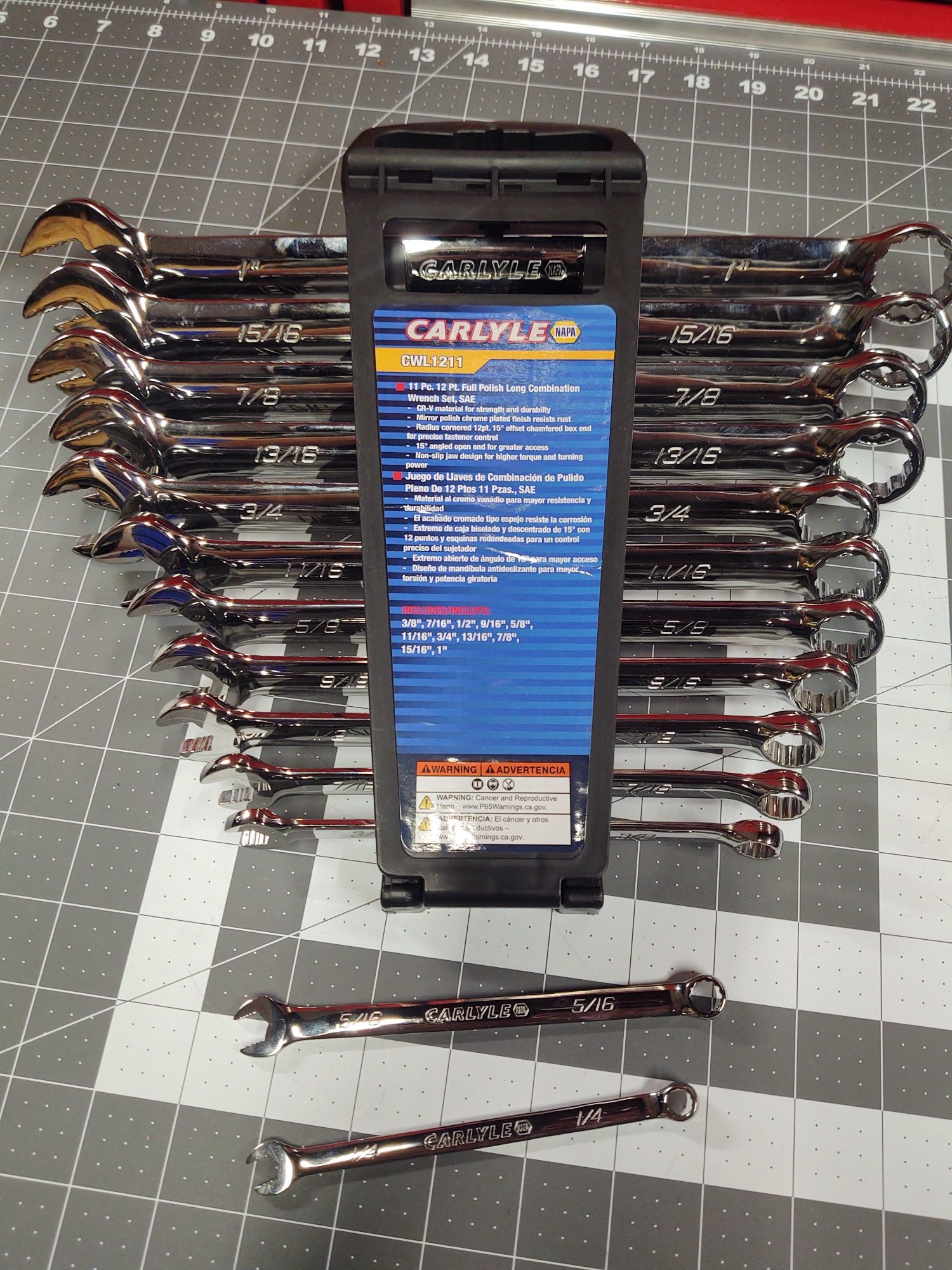 Carlyle Wrench Set Non slip Metric And SAE for Sale in El Monte CA OfferUp