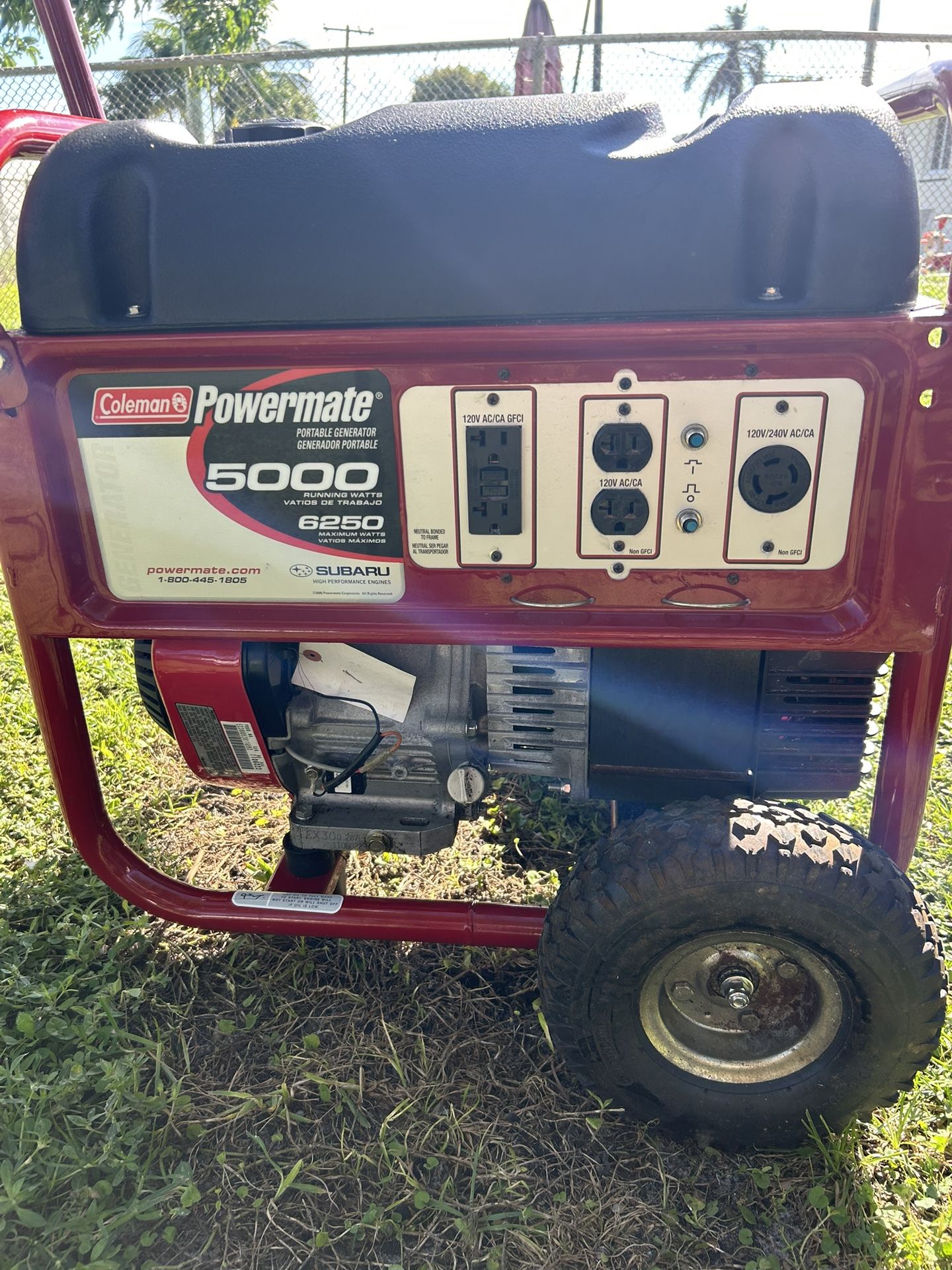 COLEMAN 5000 POWERMATE GENERATOR 6250 Max Watts for Sale in Pembroke ...