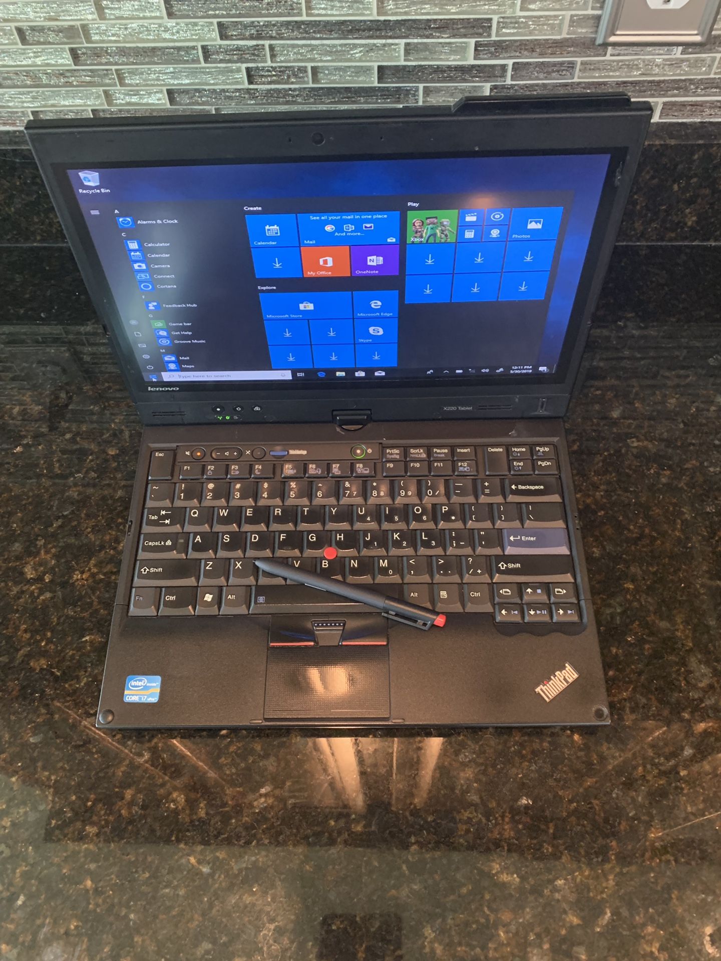 13.3” Lenovo X220 Thinkpad Touch Screen Laptop Tablet PC, with i7 ...