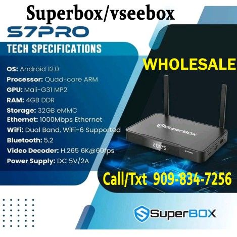 S7 PRO Super Box S7 TV Solution for Sale in Los Angeles, CA - OfferUp