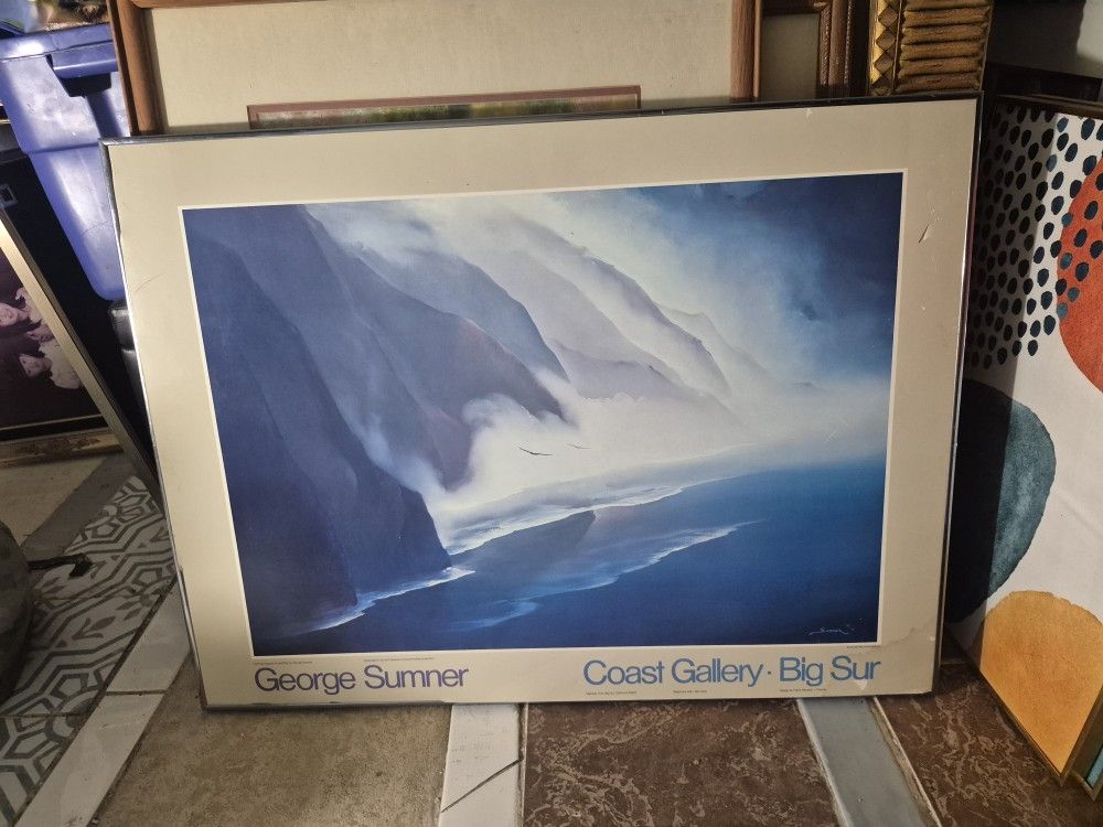 George Sumner print titled "Big Sur". for Sale in Hesperia, CA - OfferUp