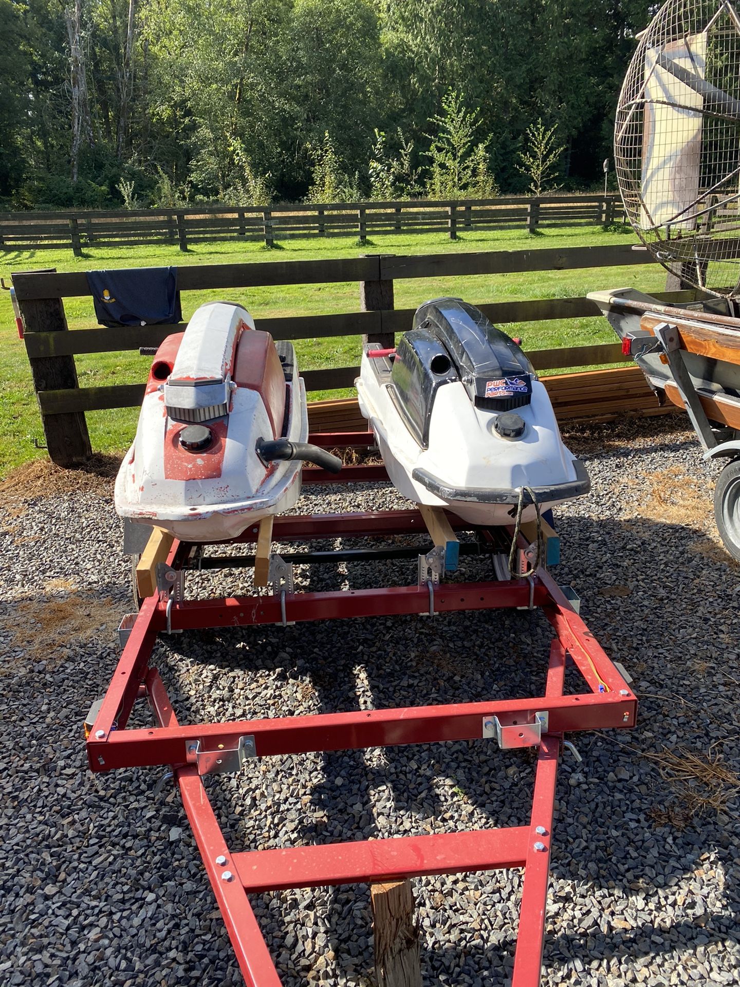 JS550 hull with 650 swap and JS550 Kawasaki stand up jetskis for Sale ...