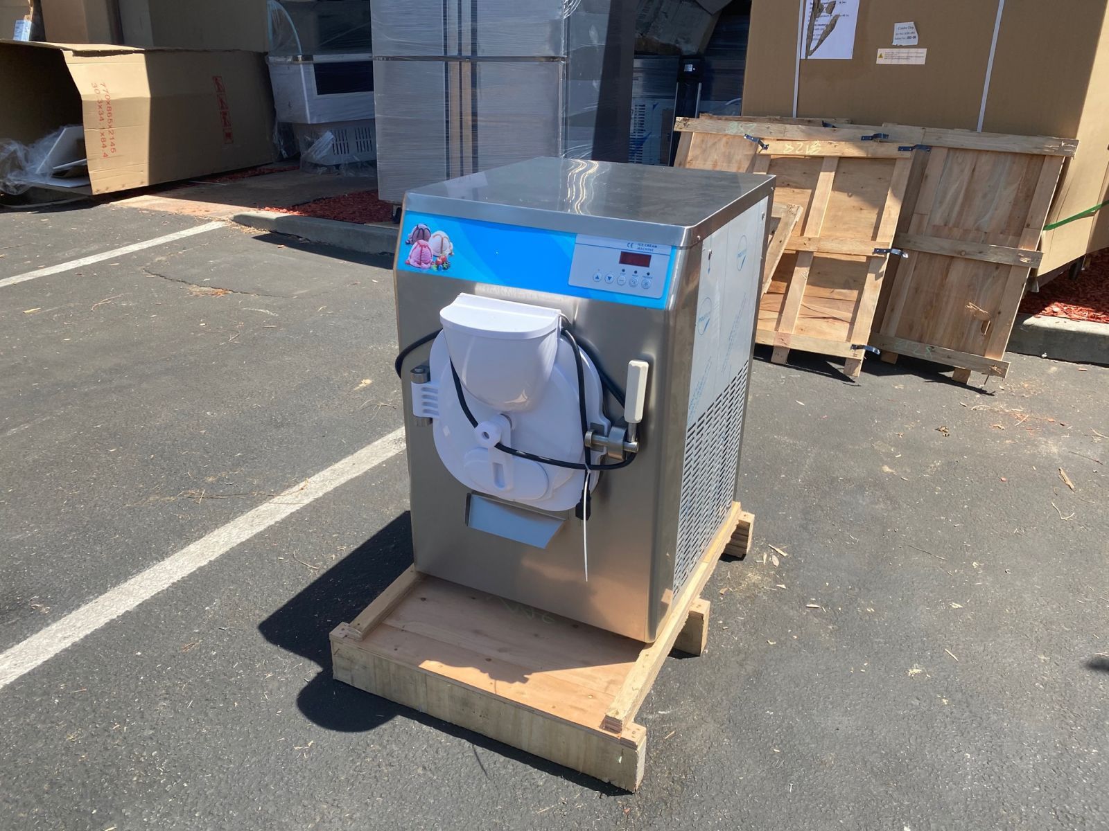NSF Gelato Machine Countertop Batch Freezer Stainless Steel ICM-100P ...