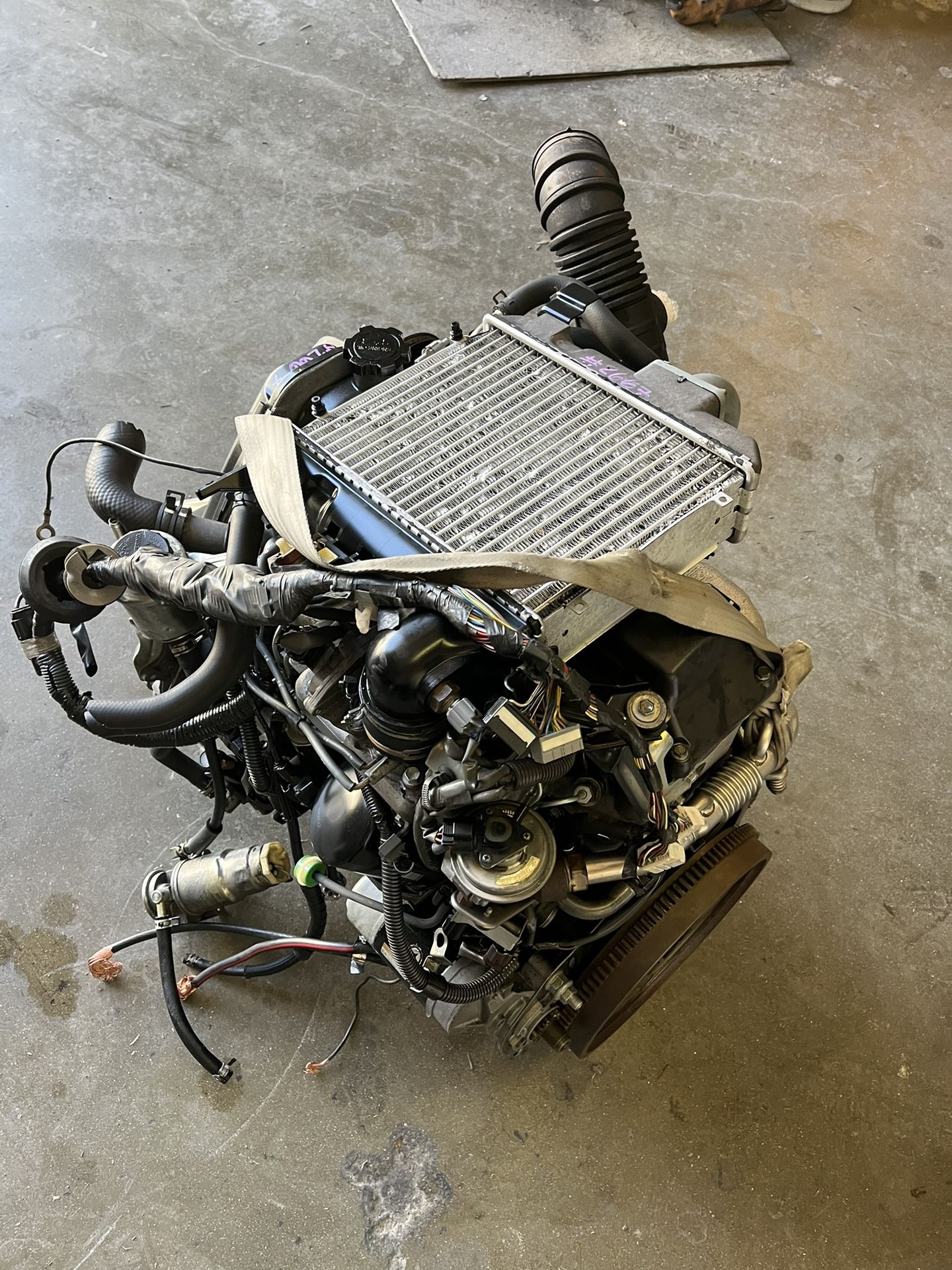 JDM TOYOTA 1KZ-TE TURBO DIESEL ENGINE 1KZ 3.0L MOTOR 4RUNNER HILUX SURF ...