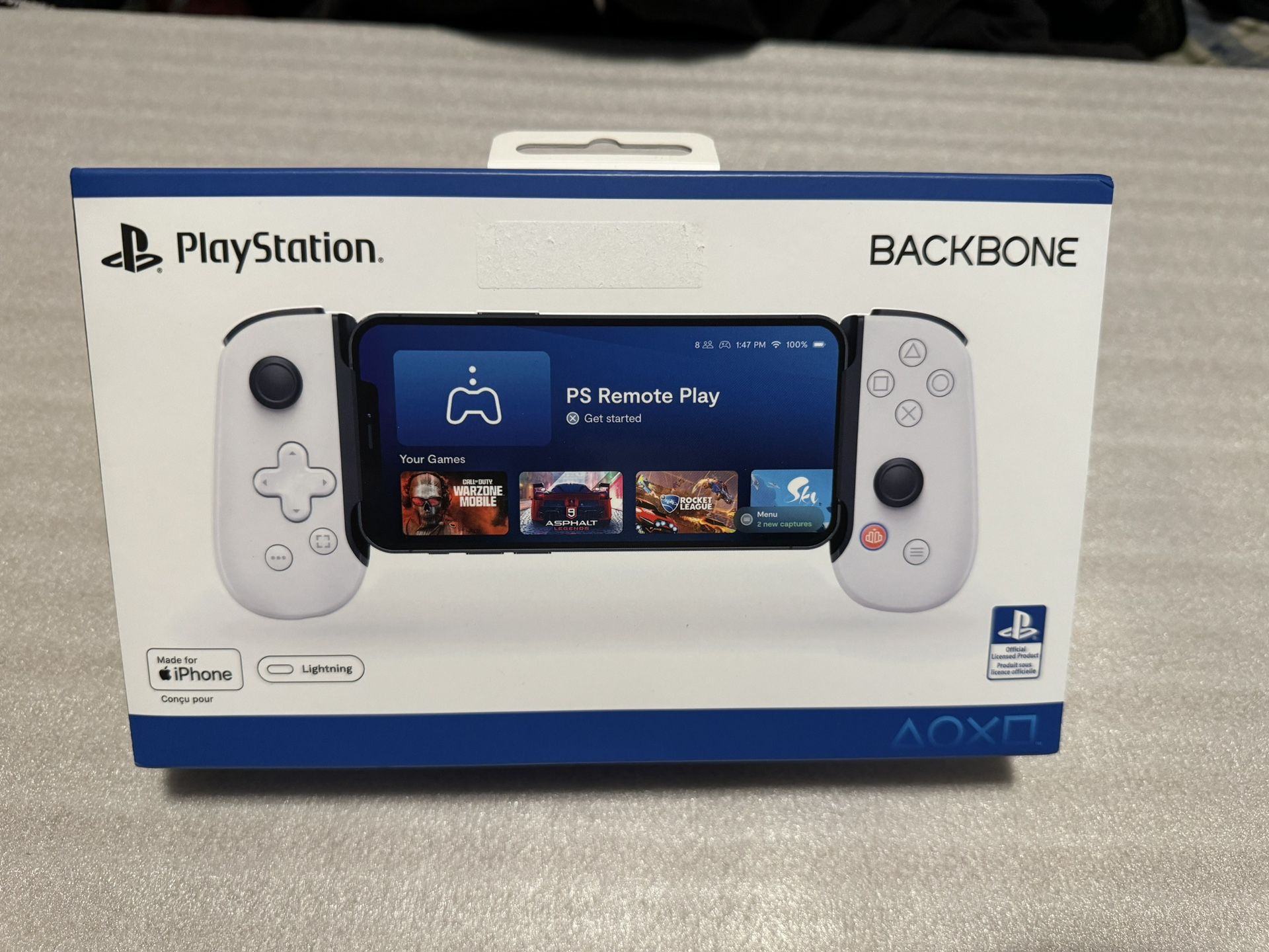 Backbone iPhone (lightning) Controller- PlayStation Edition for Sale in ...