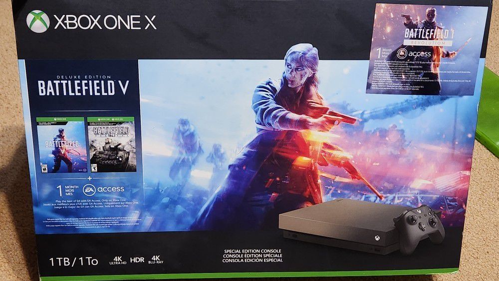Xbox One X 1TB Console (Special Edition) with Games for Sale in ...