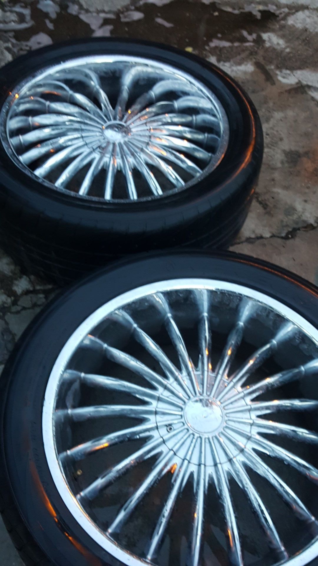 22 inch velocity Wheels and tires for Sale in Humble, TX - OfferUp
