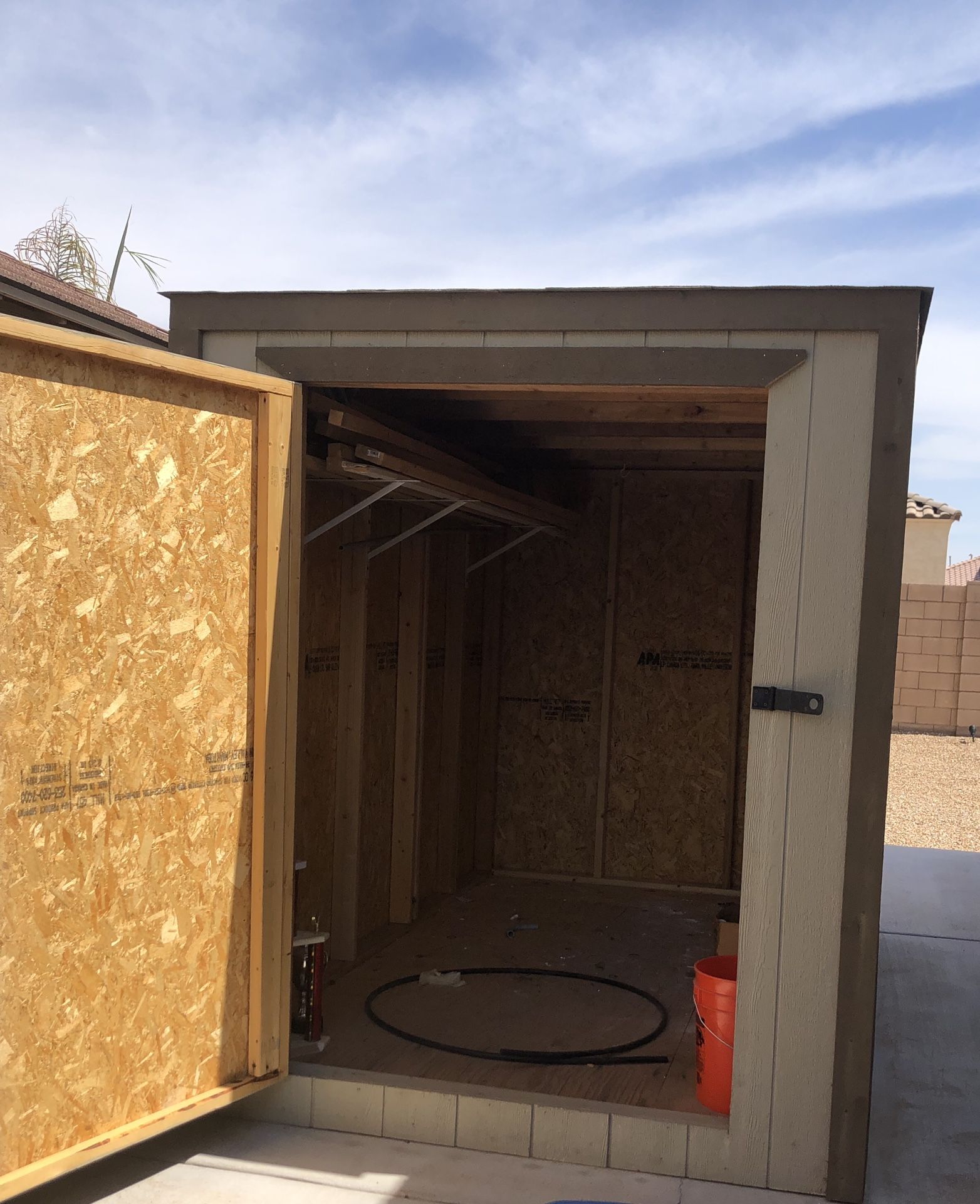 Shed Storage 6x10x8 hight ( constructed , waterproofed 1 year ago) for ...