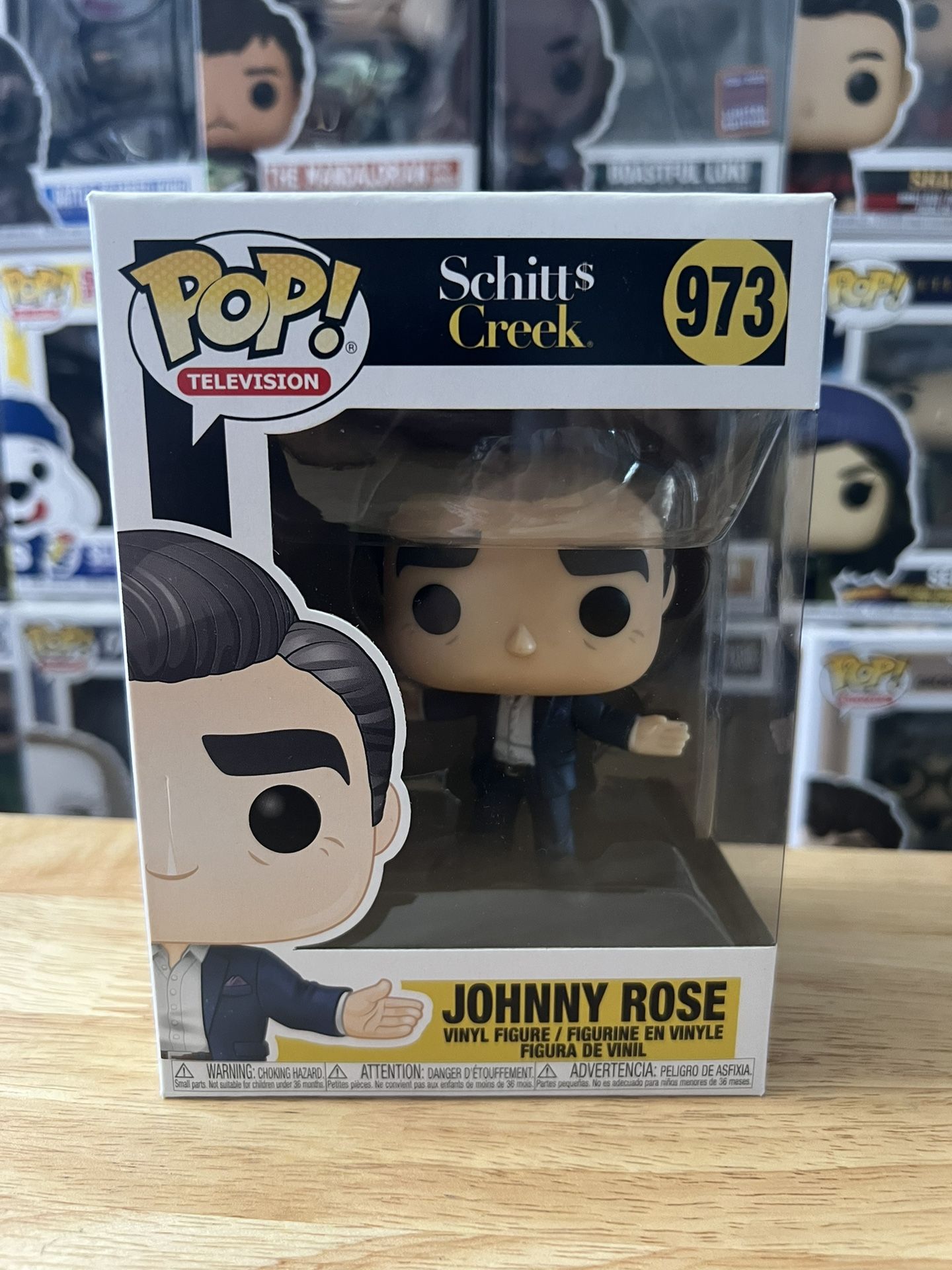 VAULTED Johnny Rose Schitt's Creek Funko Pop #973 Television Schitt$ TV ...