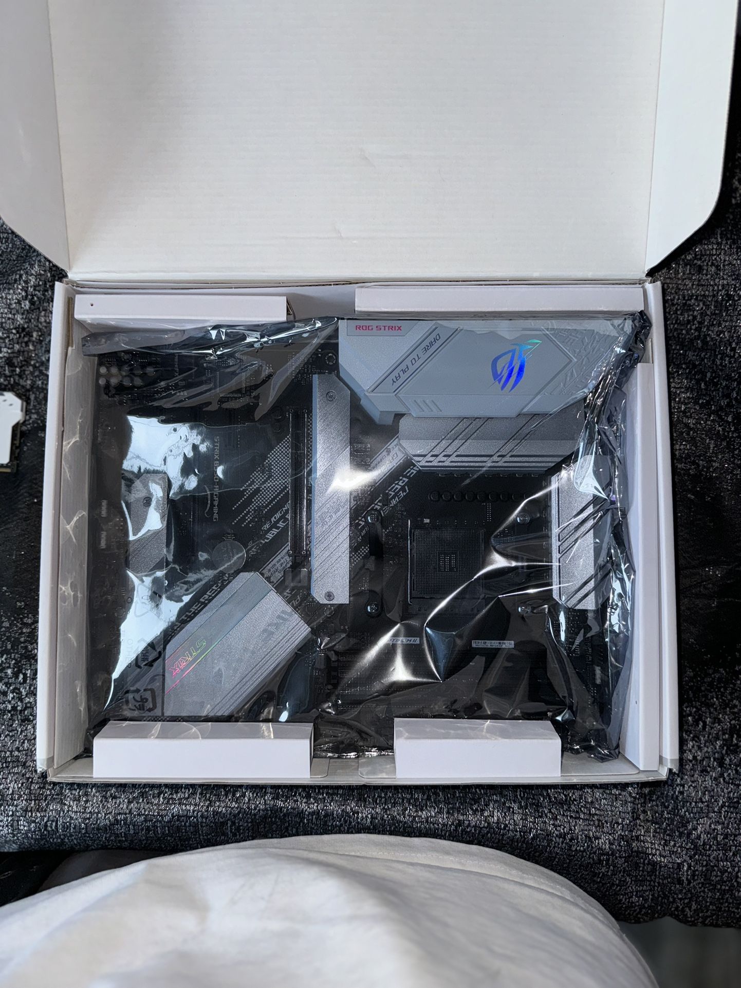 (Limited Edition) AMD Asus White B550-A Gaming Motherboard for Sale in ...