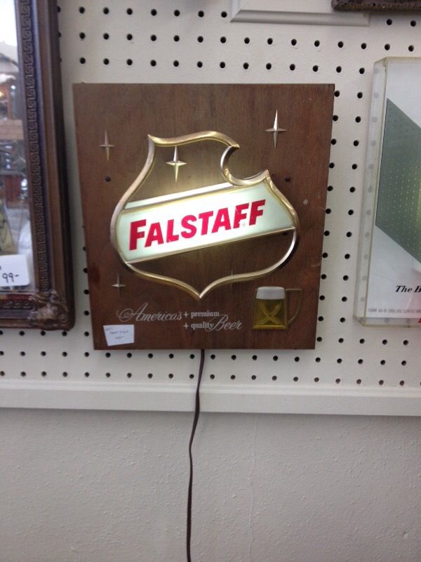 Falstaff Beer Sign