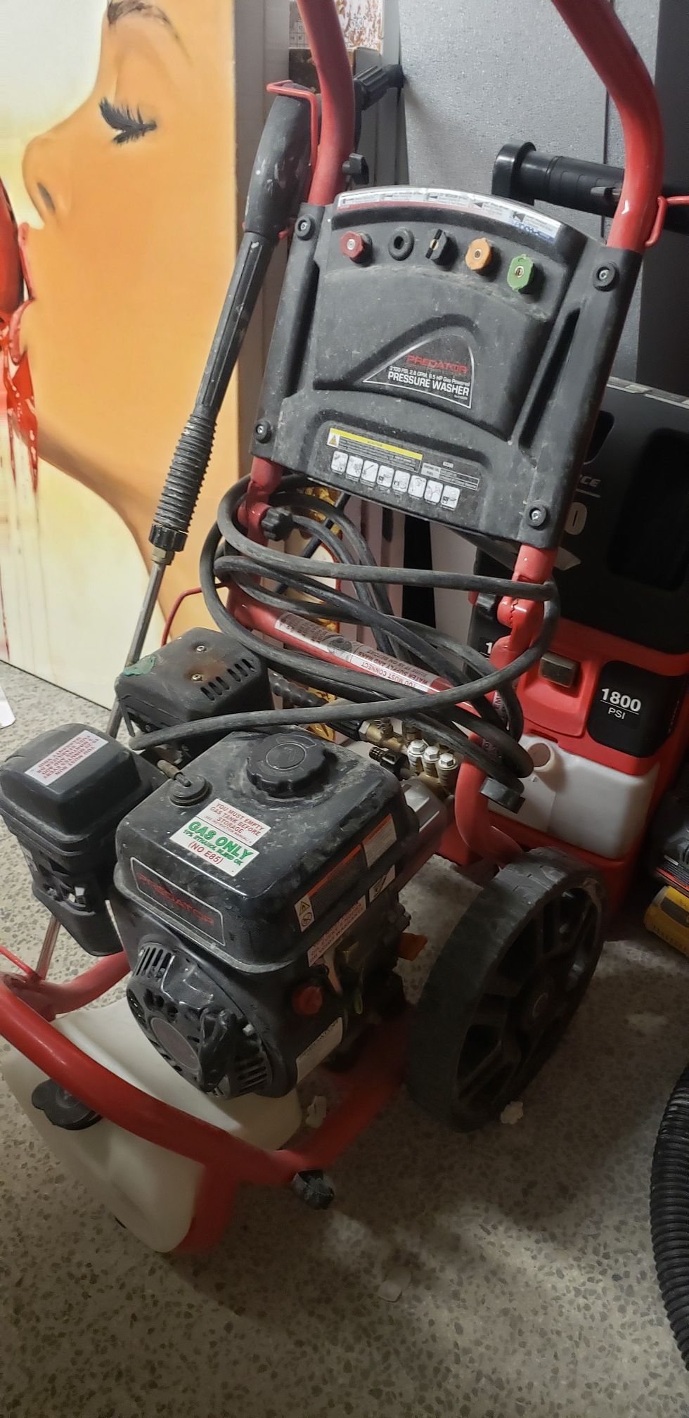 PREDATOR 3100 PSI 2.8 GPM 6.5 HP Pressure Washer Power Gas for Sale in ...