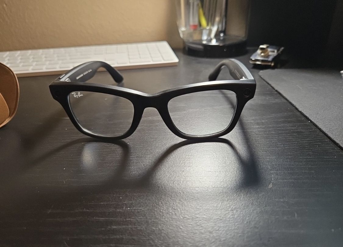 RAY-BAN | META WAYFARER RW4006 Clear/Graphite Green Transitions for ...