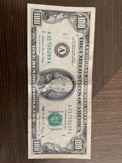 1988 100 Dollar Bill
