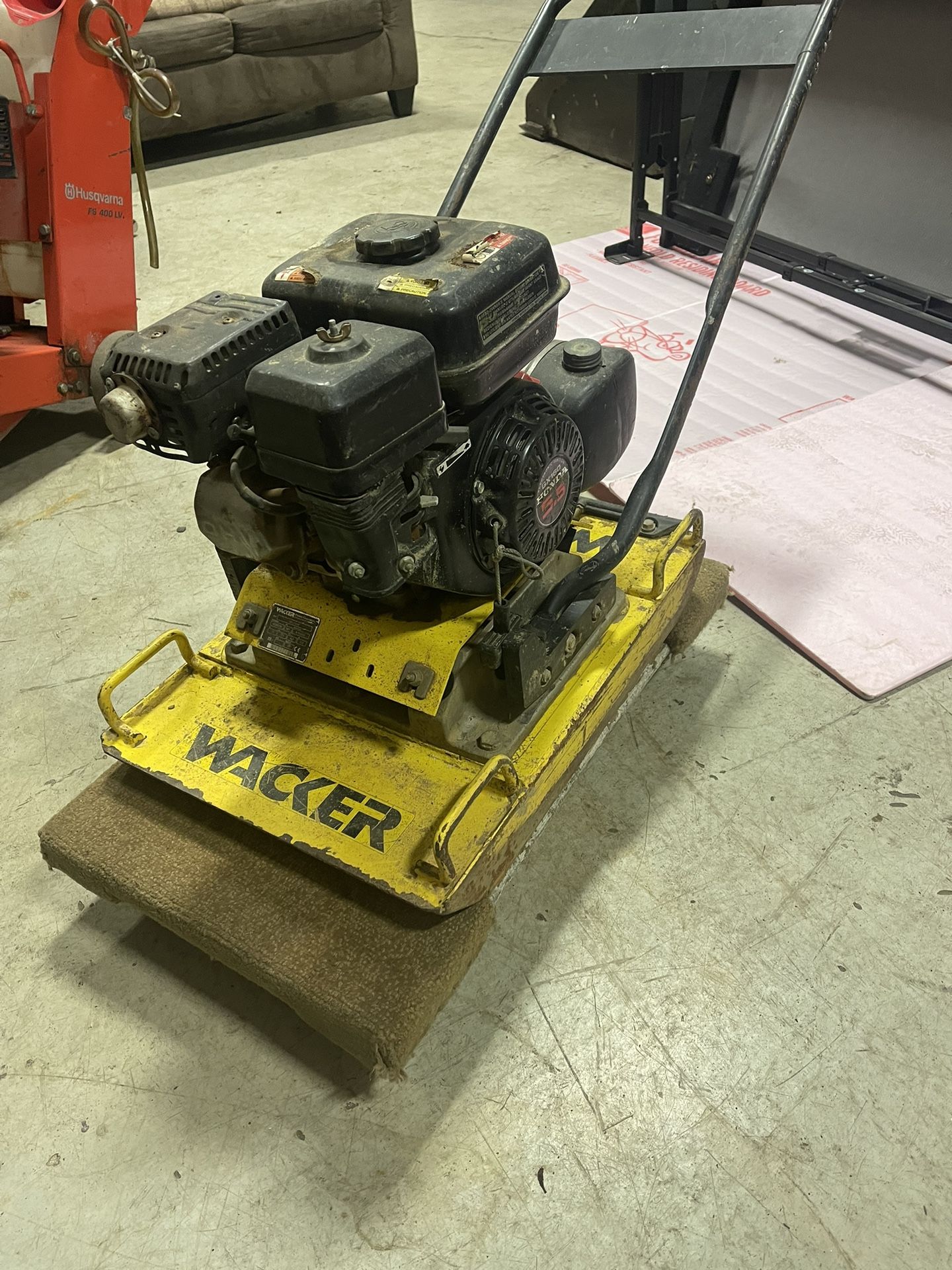 Wacker Plate Compactor with a dolly (WAREHOUSE CLEARANCE) for Sale in ...
