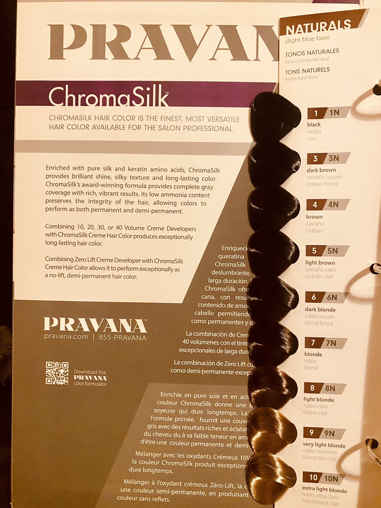 Pravana Color Chart