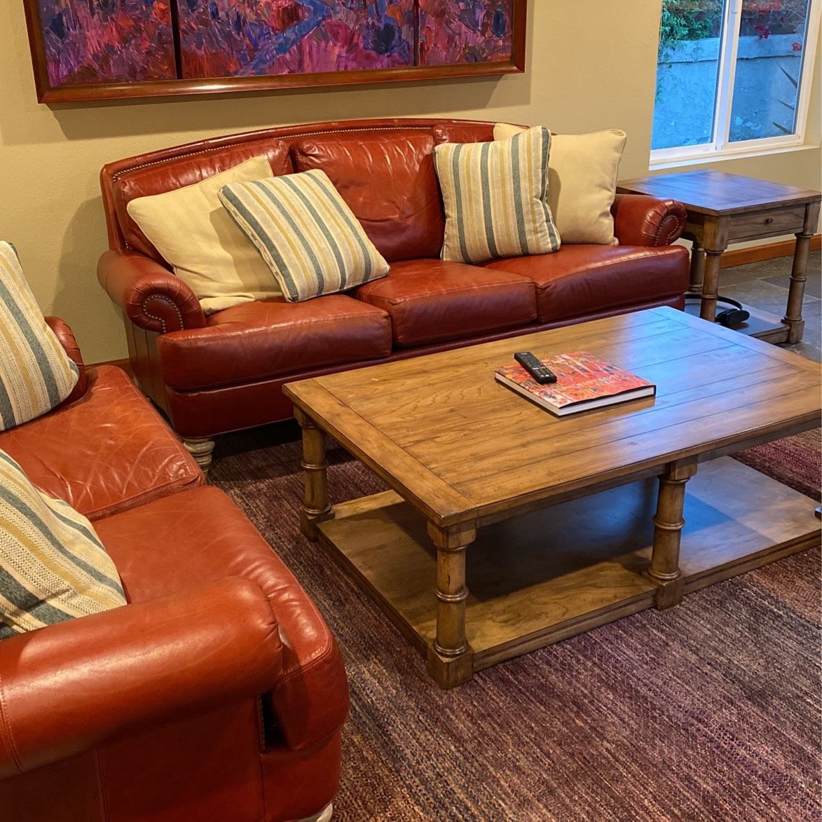 Ethan Allen Sofas Red