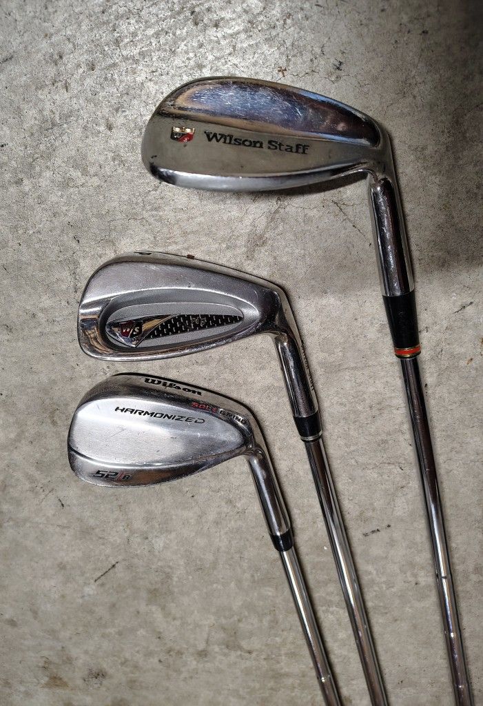 3-Piece Golf Wedge Set: Wilson Staff #PW, #SW & 52° Wedges for Sale in ...