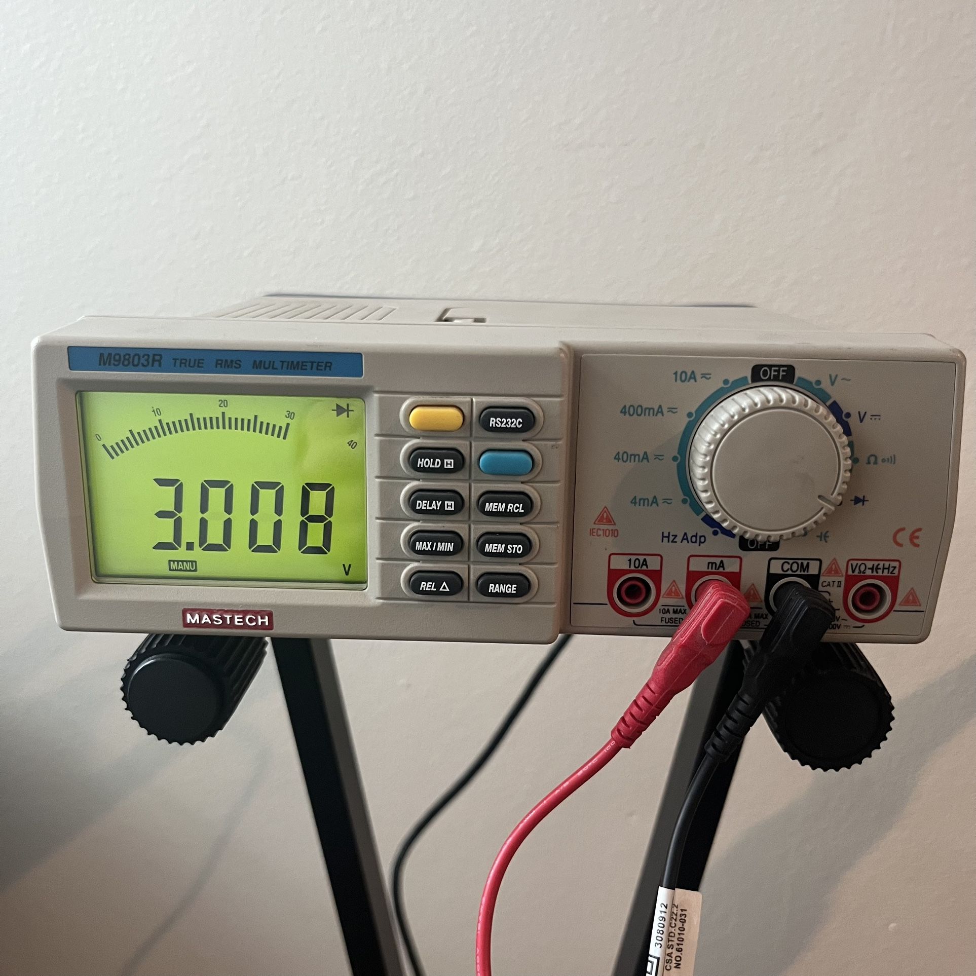 Mastech M9803R Benchtop Digital Multimeter for Sale in Los Angeles, CA ...