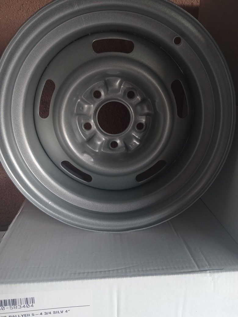 Chevy Rally Wheels New 15x7 Camaro El Camino Nova Monte Carlo Corvette ...