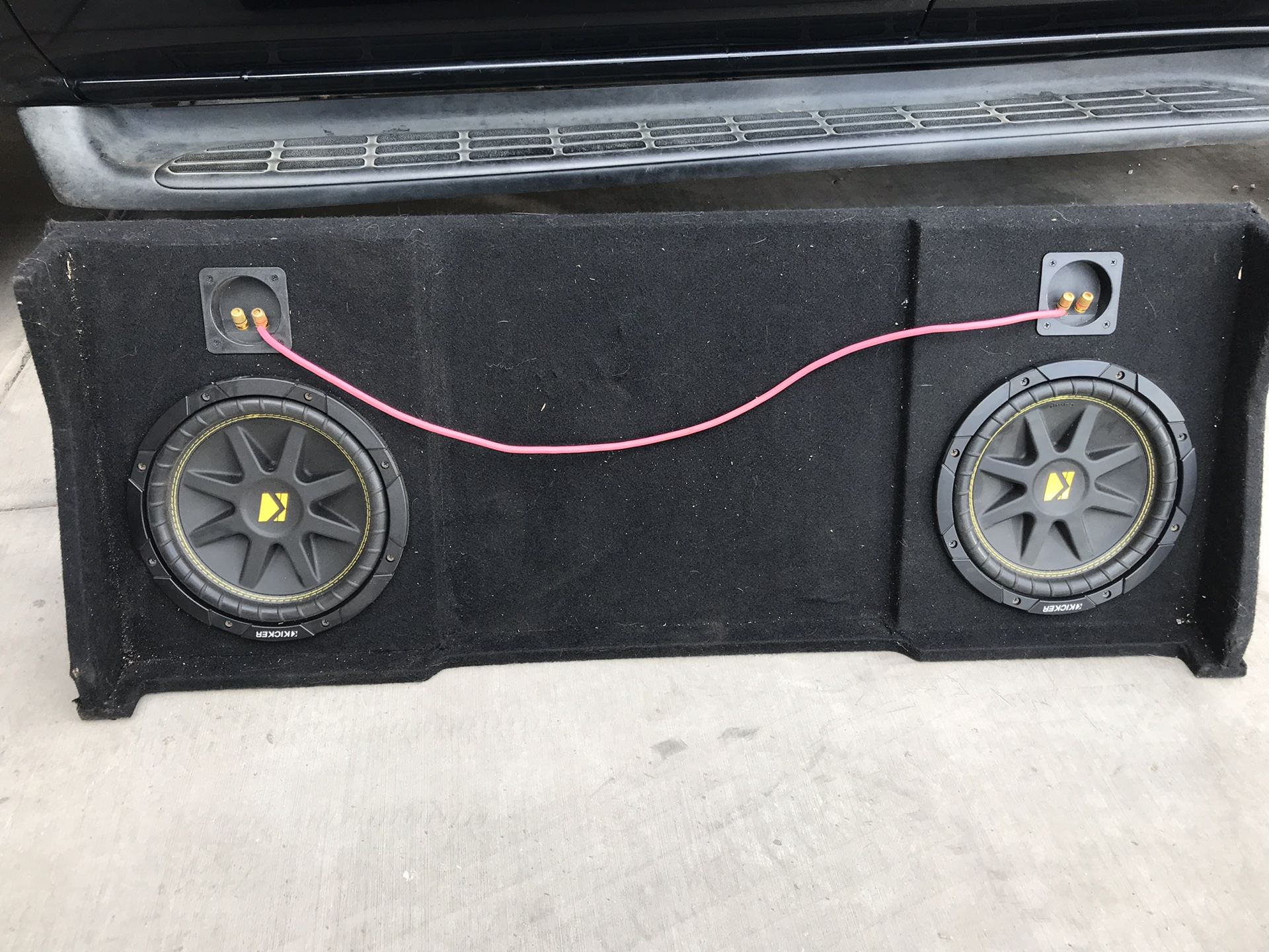 ASC Package Dodge Ram 98-01 Extended Cab Truck Dual 10" Kicker C10 ...