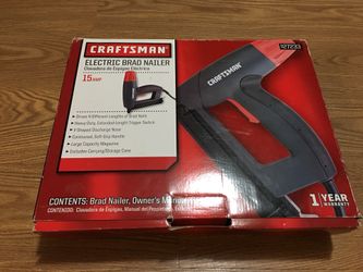 Craftsman 27233 15 amp Electric Brad Nailer for Sale in Warrenton VA OfferUp