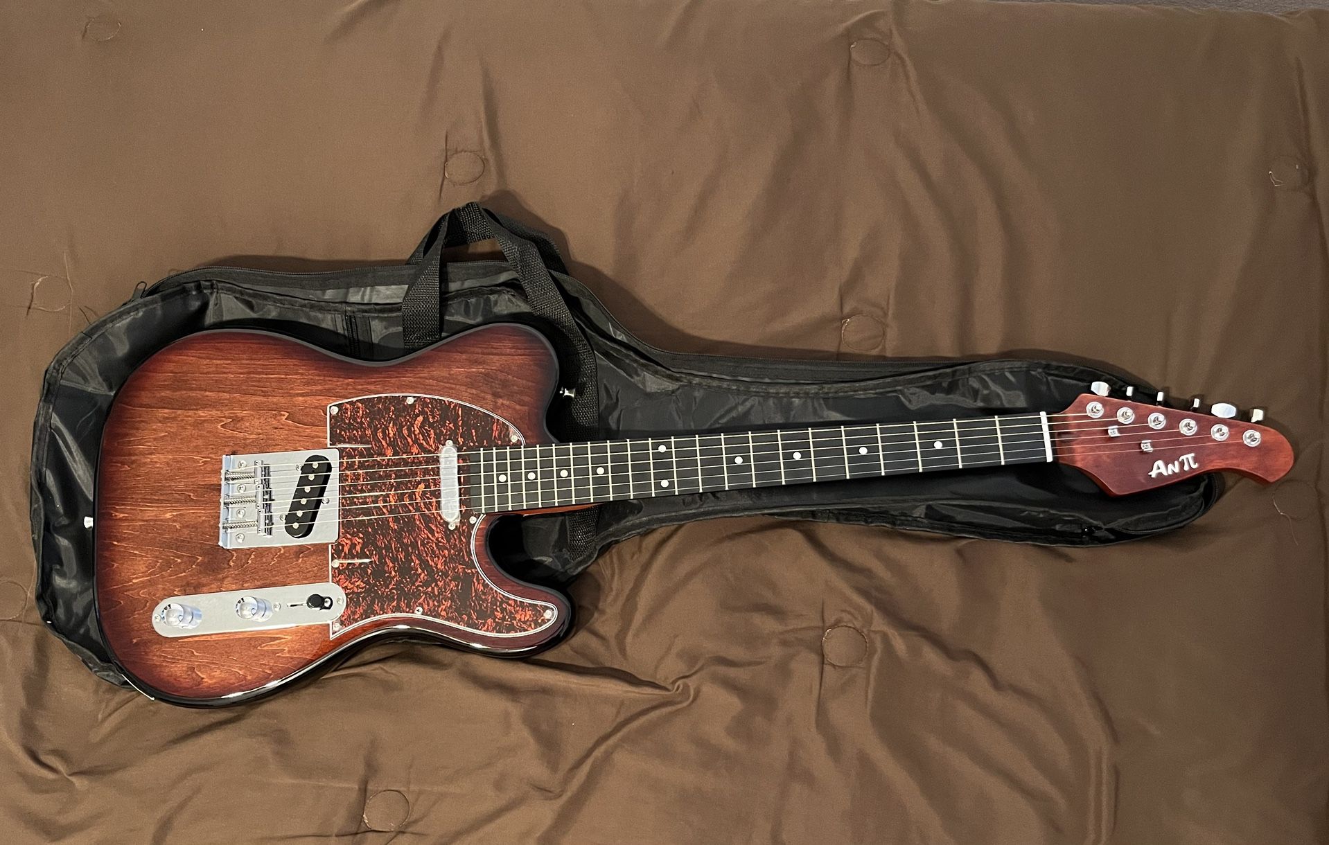 Brand New MIC Telecaster copy, solid poplar body, w/carry bag. Squier ...