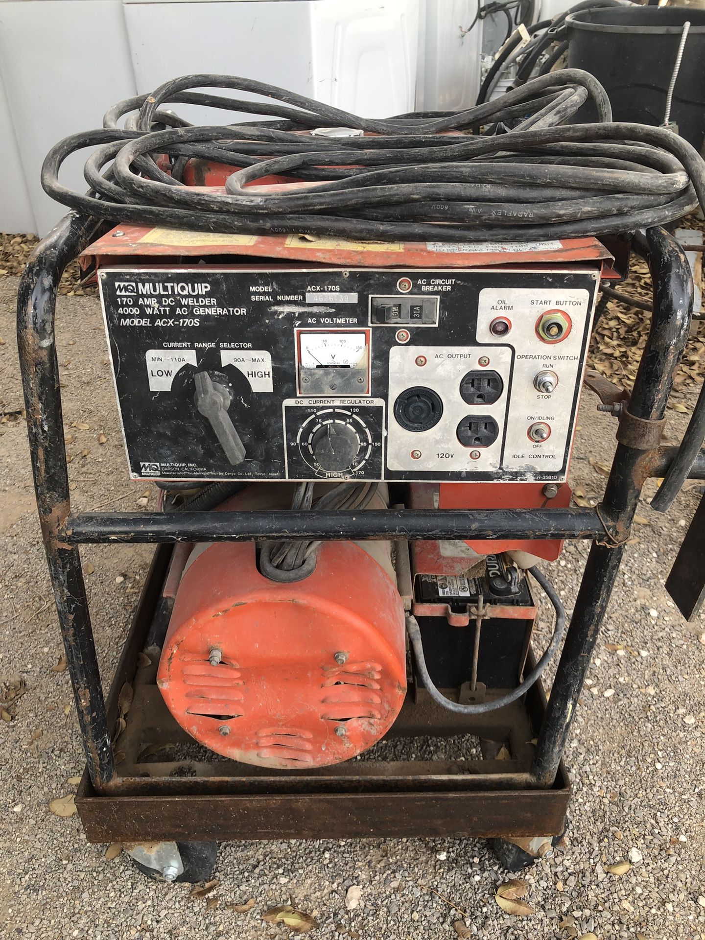 Multiquip ACX-170S welder/generator 4000 for Sale in Ysleta Sur, TX ...