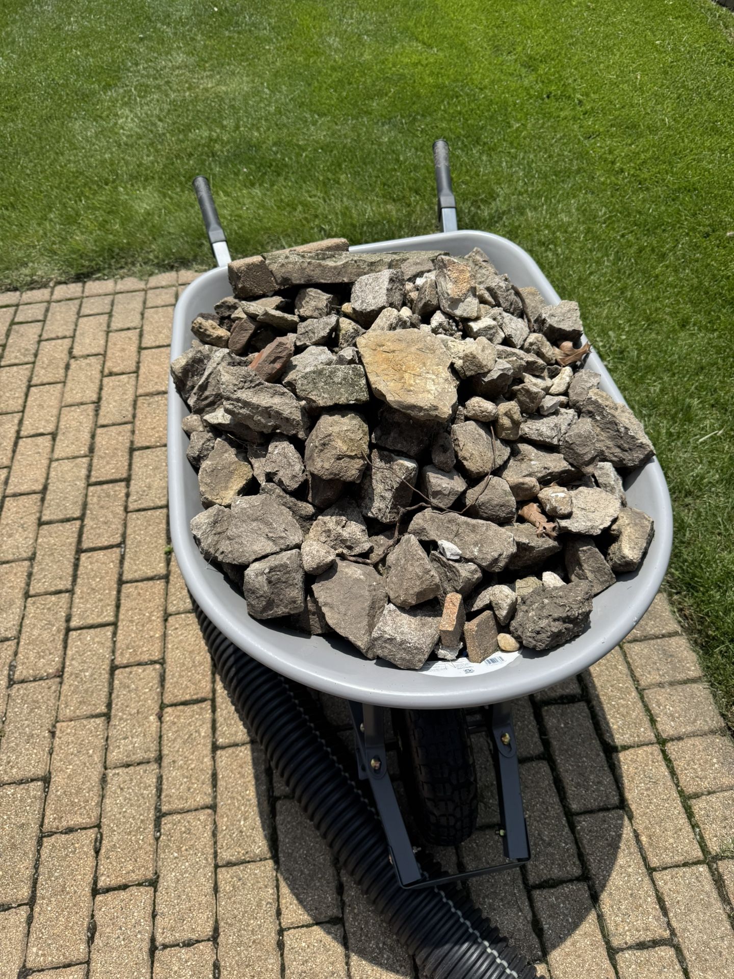 FREE Wheelbarrow Of rocks for Sale in Carol Stream, IL - OfferUp