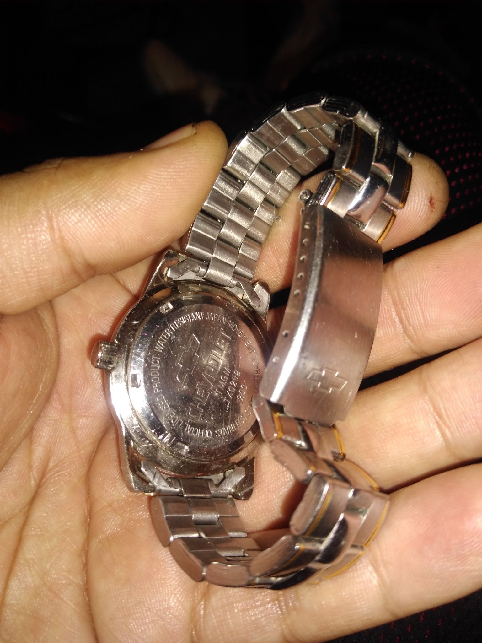 '57 CHEVY 1957 CHEVROLET WATCH WRISTWATCH TMGM TX0298 203 STAINLESS ...