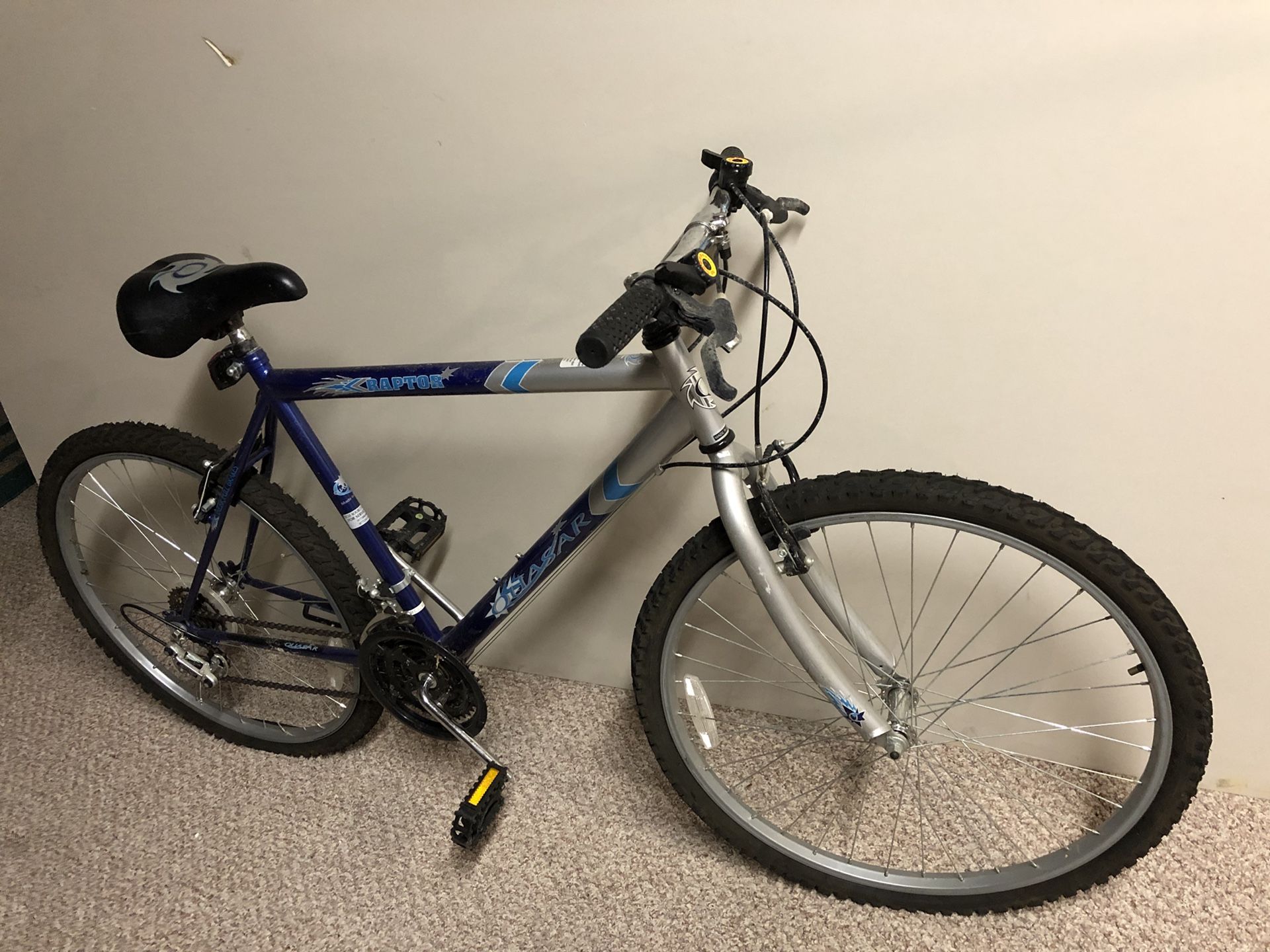 Raptor Quasar bike. 15 speed. Runs good. for Sale in Streamwood, IL ...
