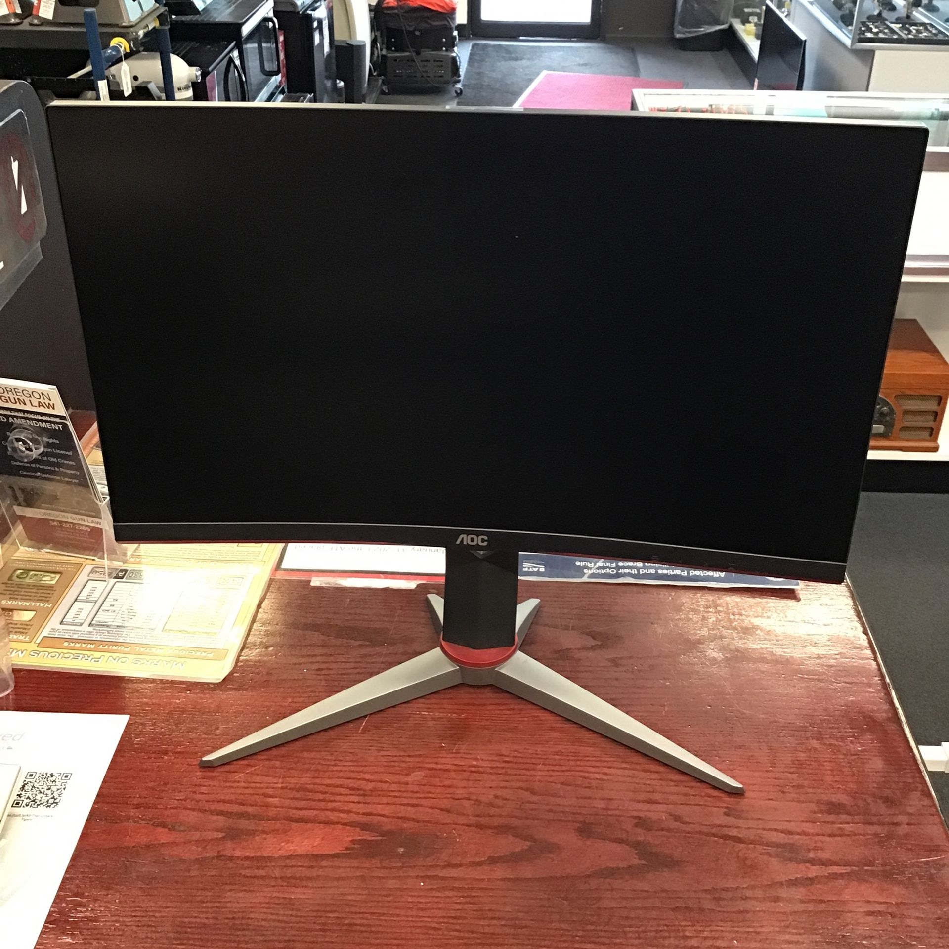 AOC 24 Computer Monitor In Perfect Shape And Ready To Game! for Sale in ...