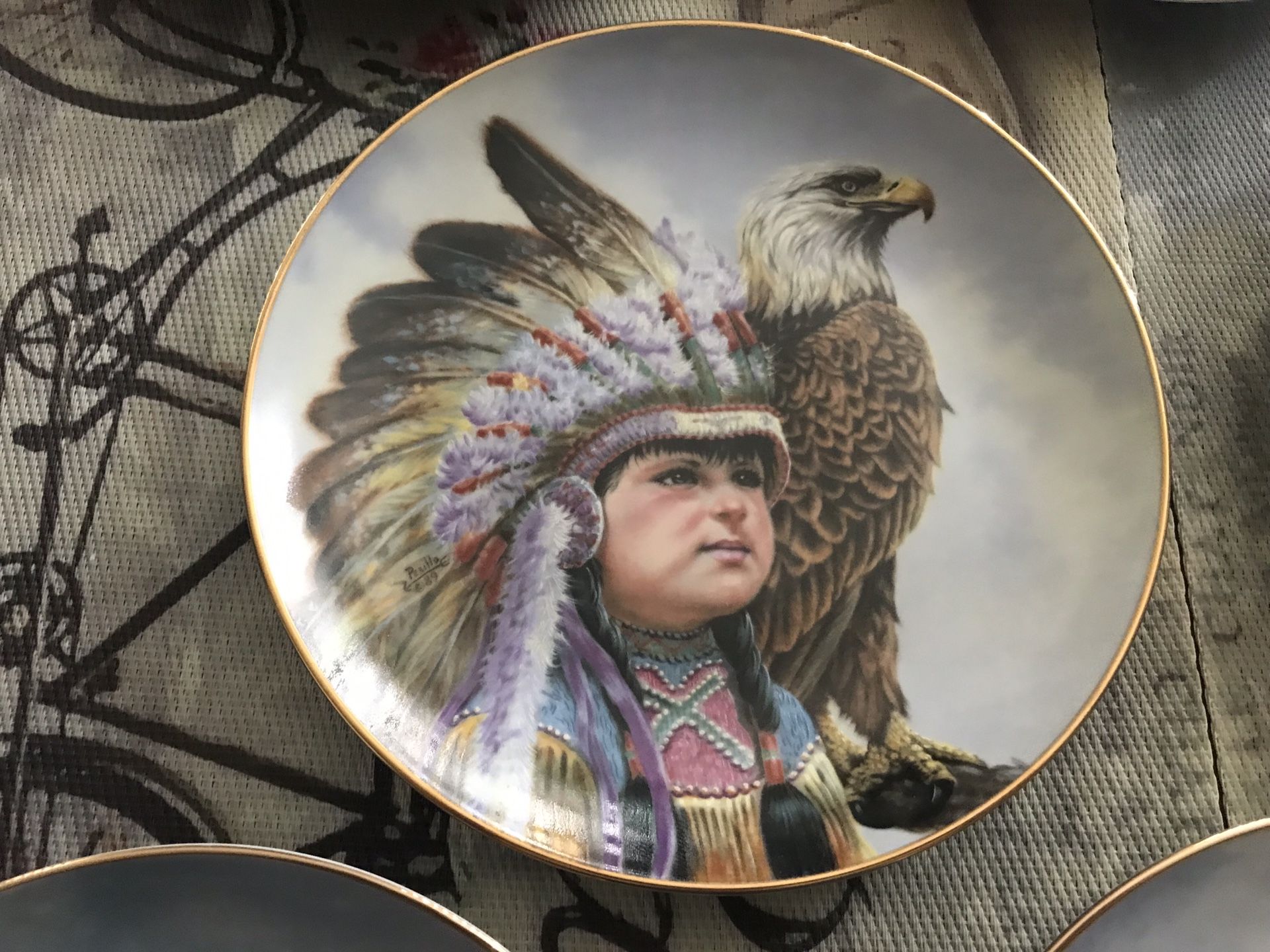 Collector Plates Gregory Perillo INDIAN HERITAGE Vague Shadows ...