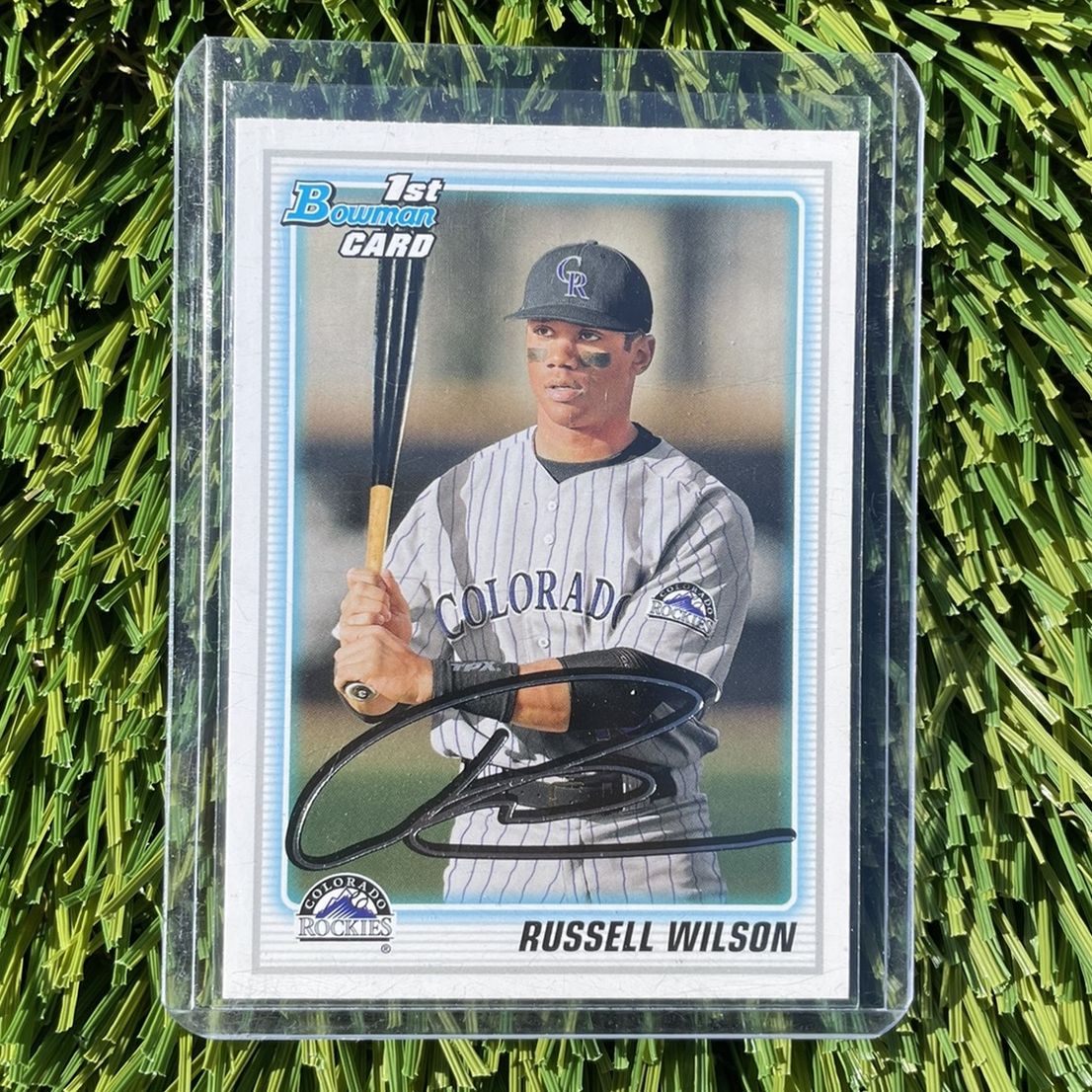 Russell Wilson Baseball Card