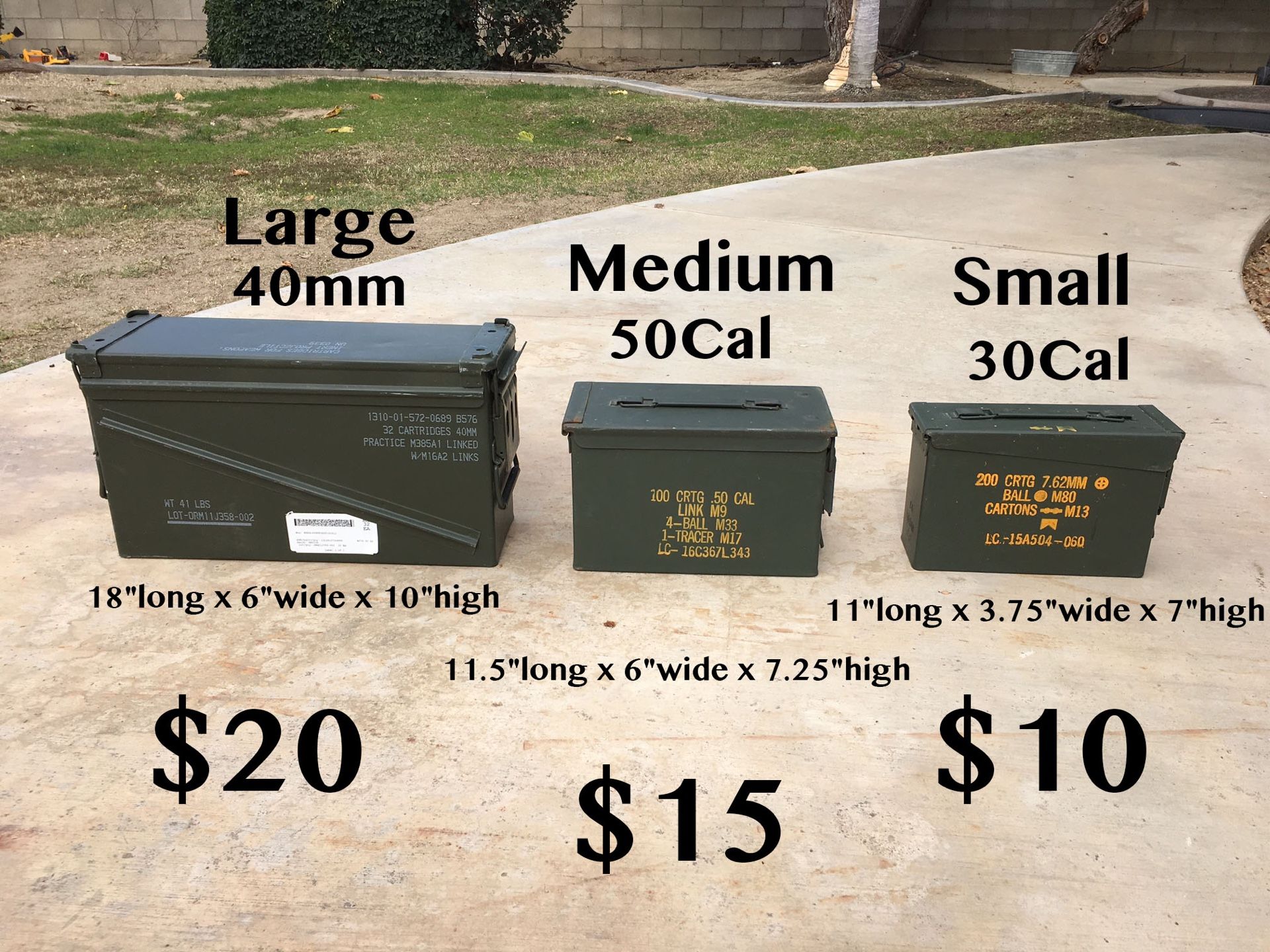 40mm Ammo Can Dimensions